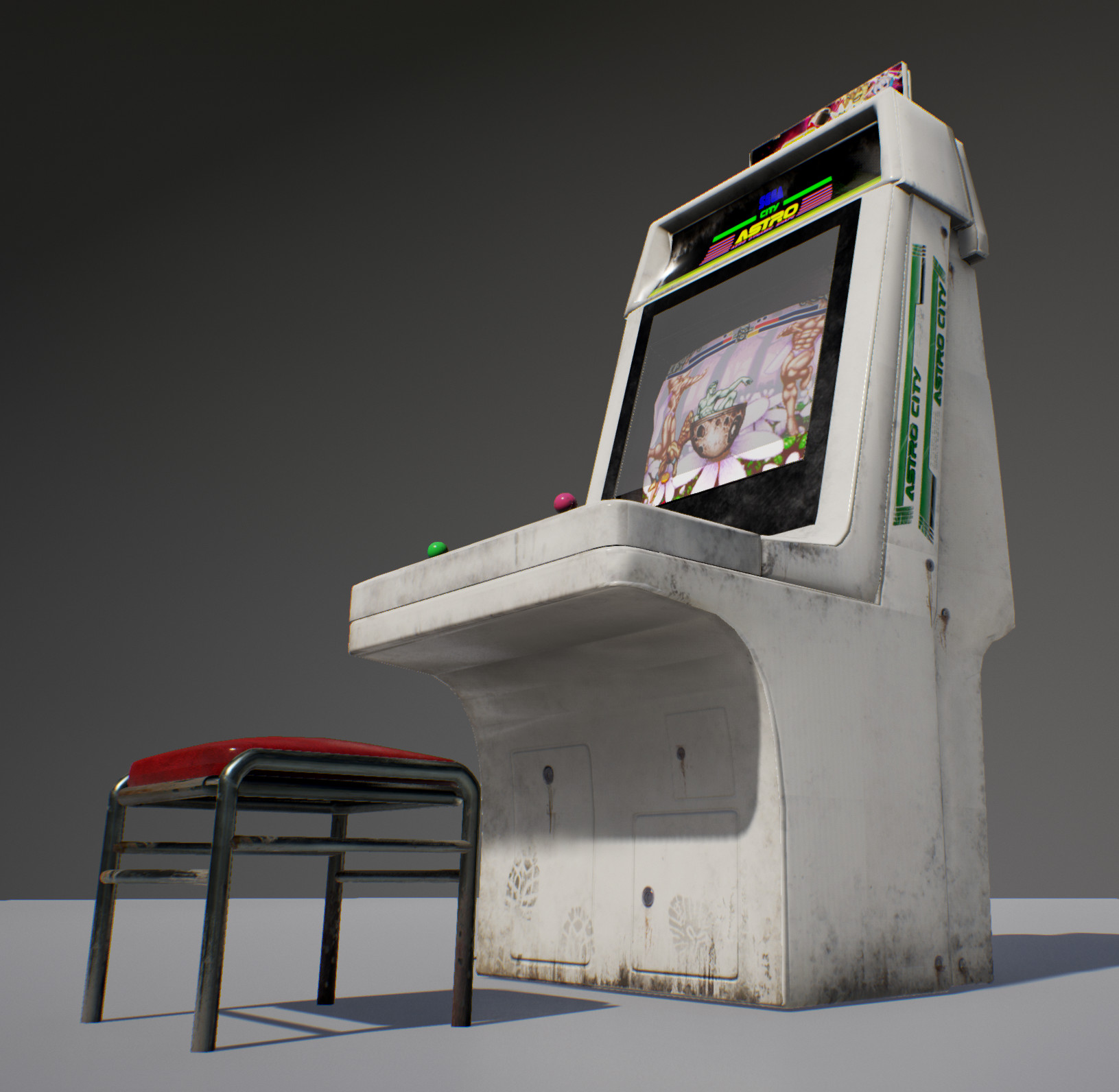 ArtStation - Astro City Game Cabinet