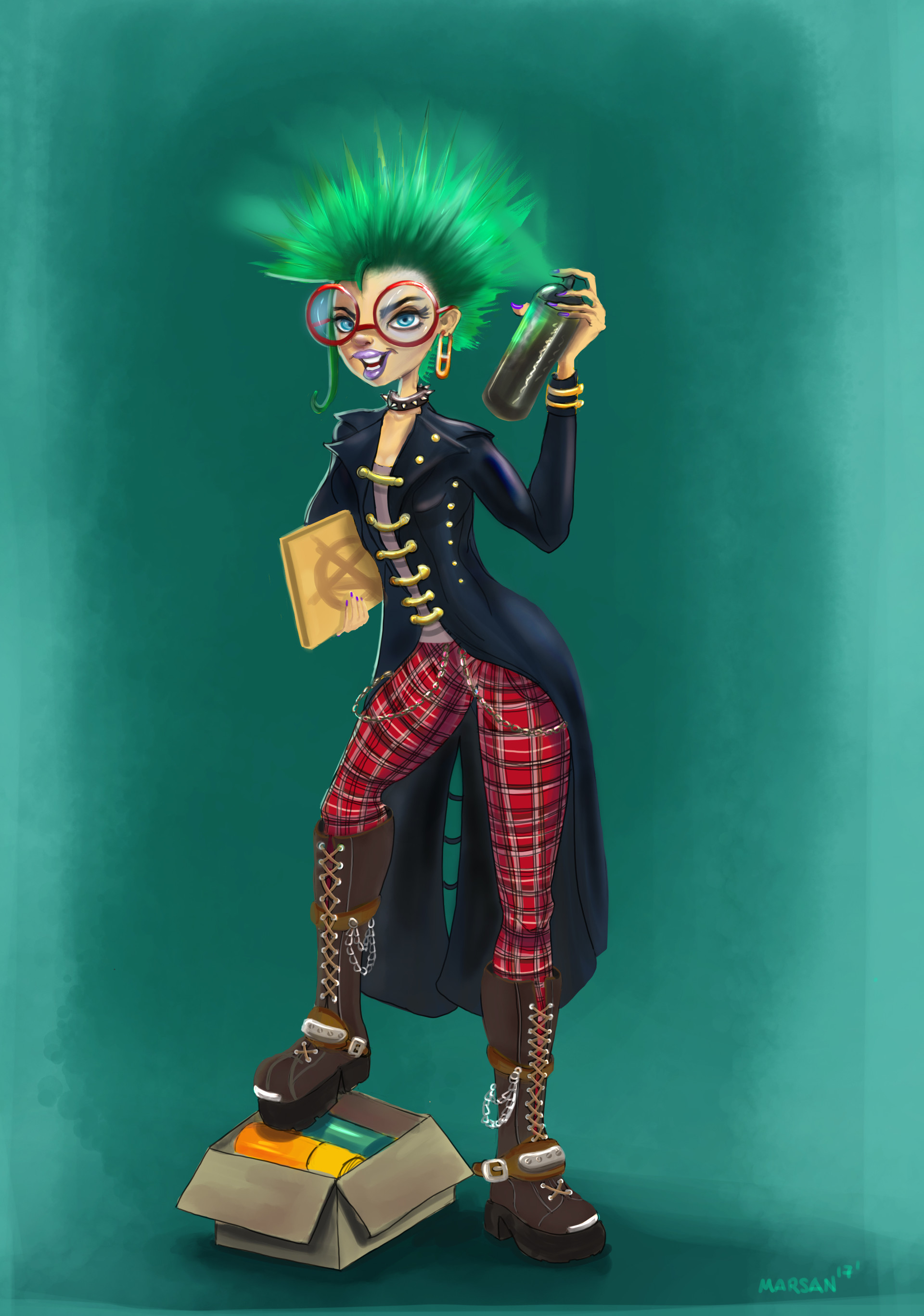 ArtStation - Punk girl