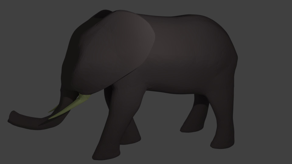 ArtStation - Elephant (Rigged)