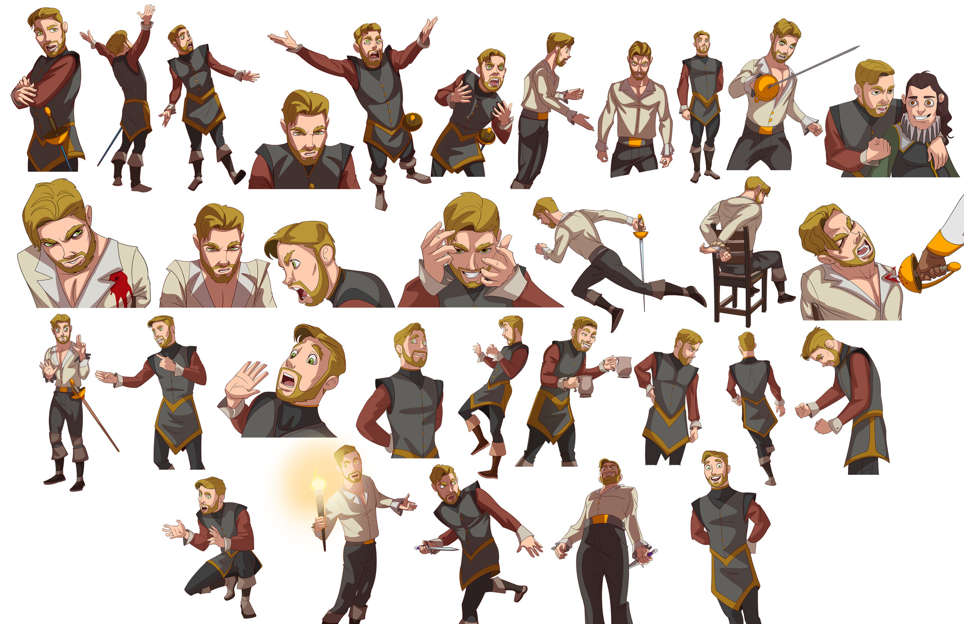 Nova MadArt - Character Compilations for Nerdstudy's Othello