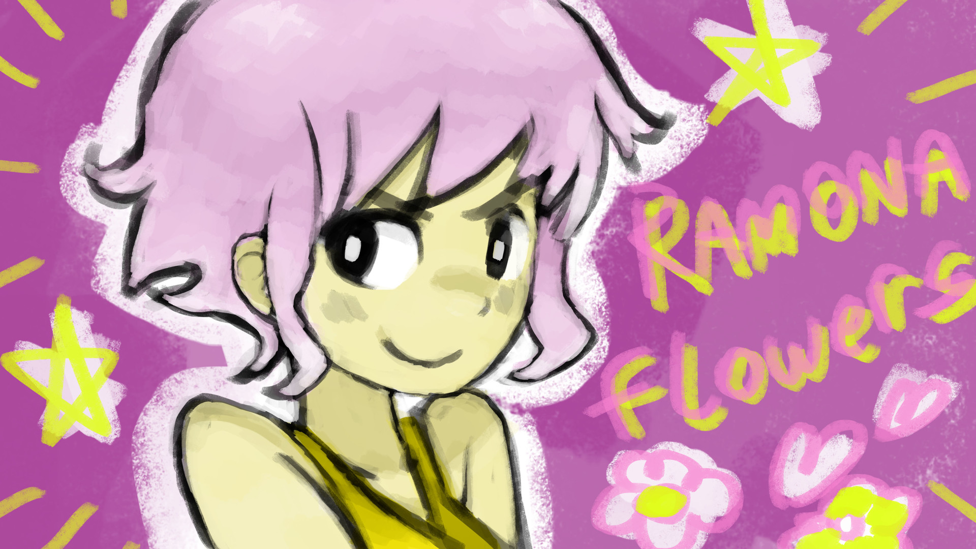 ArtStation - ramona flowers sketch