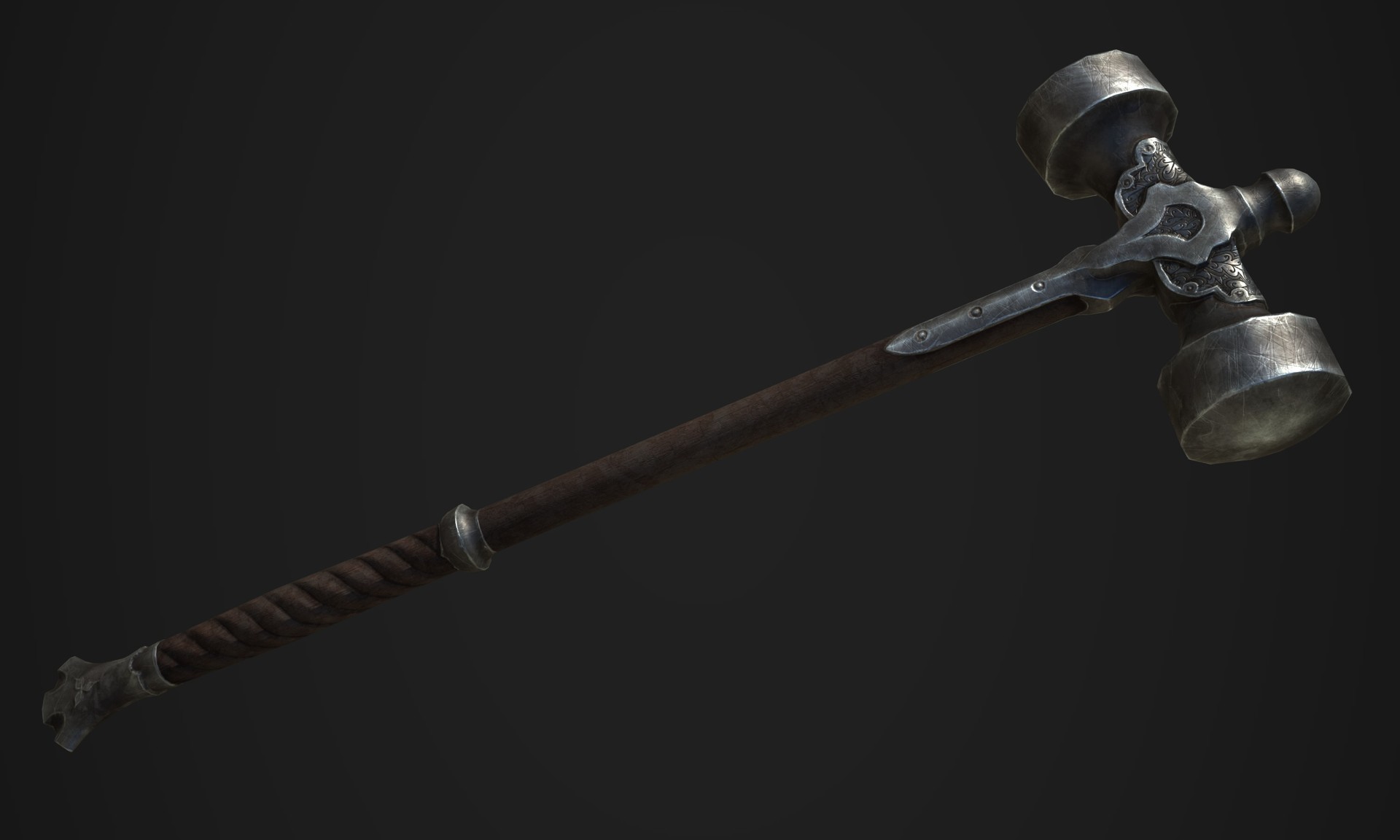 Skyrim Steel Warhammer