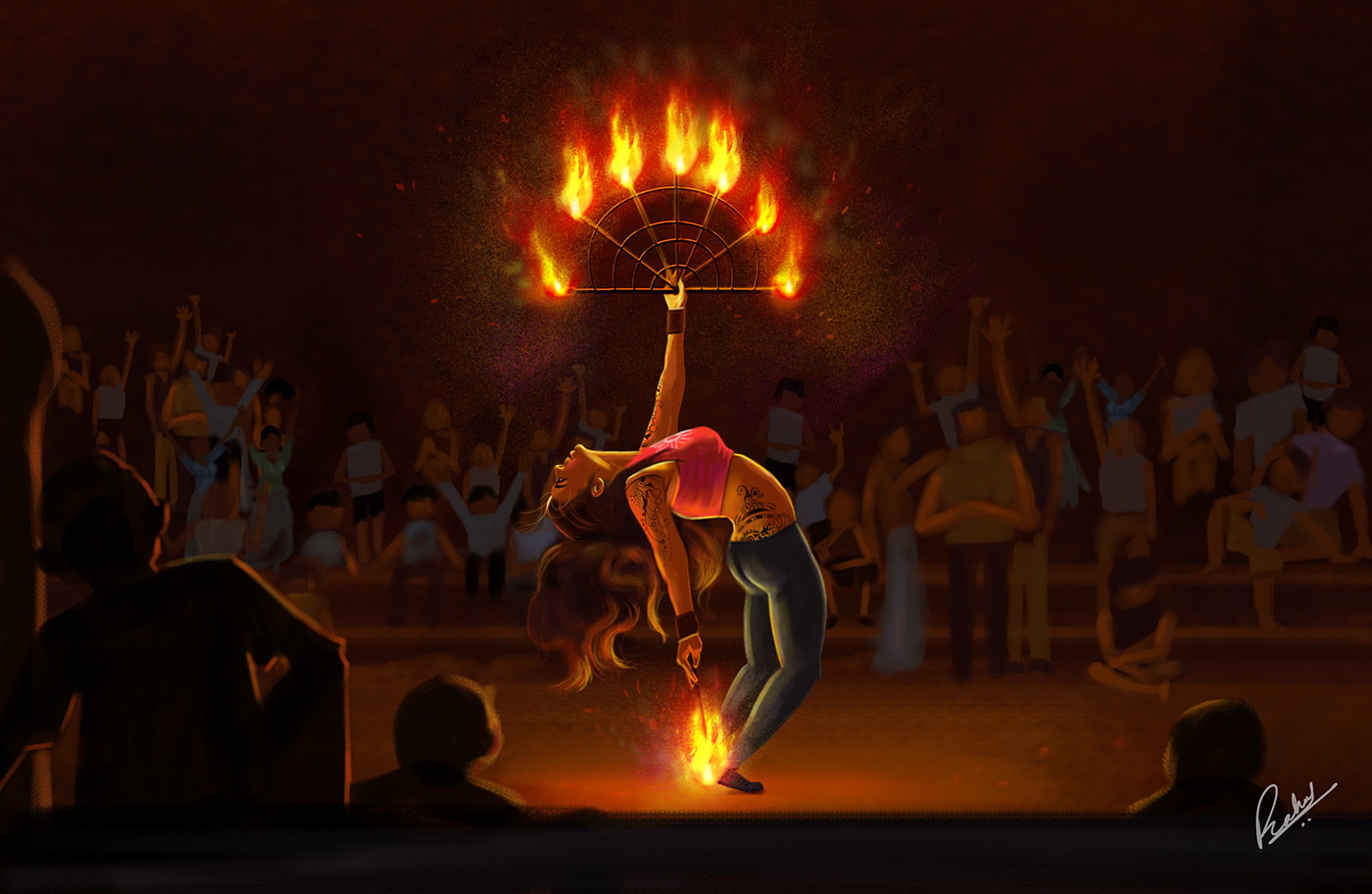 ArtStation - Fire Dance