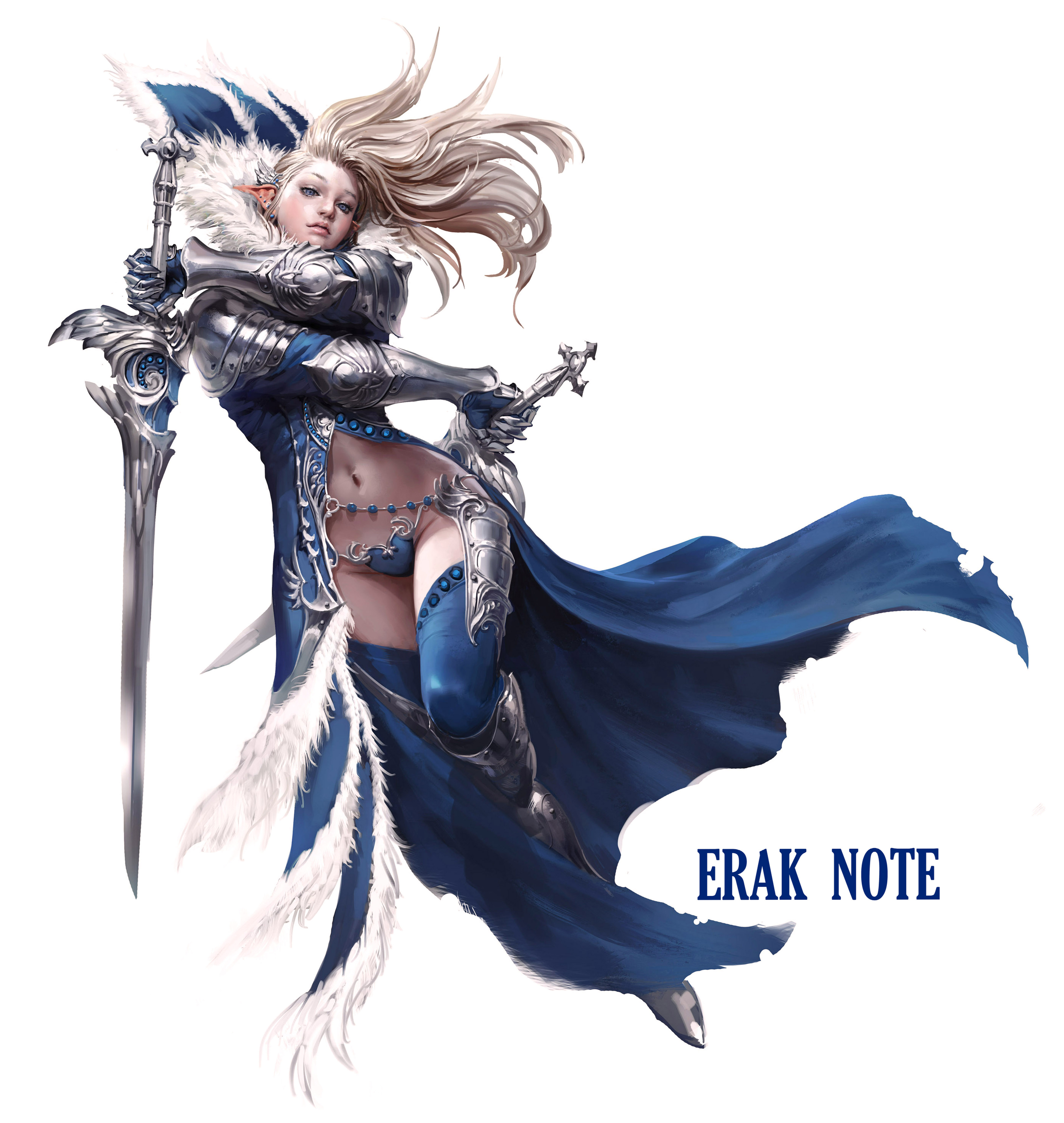 Blue Sword-Dancer by Erak Note : r/ImpracticalArmour