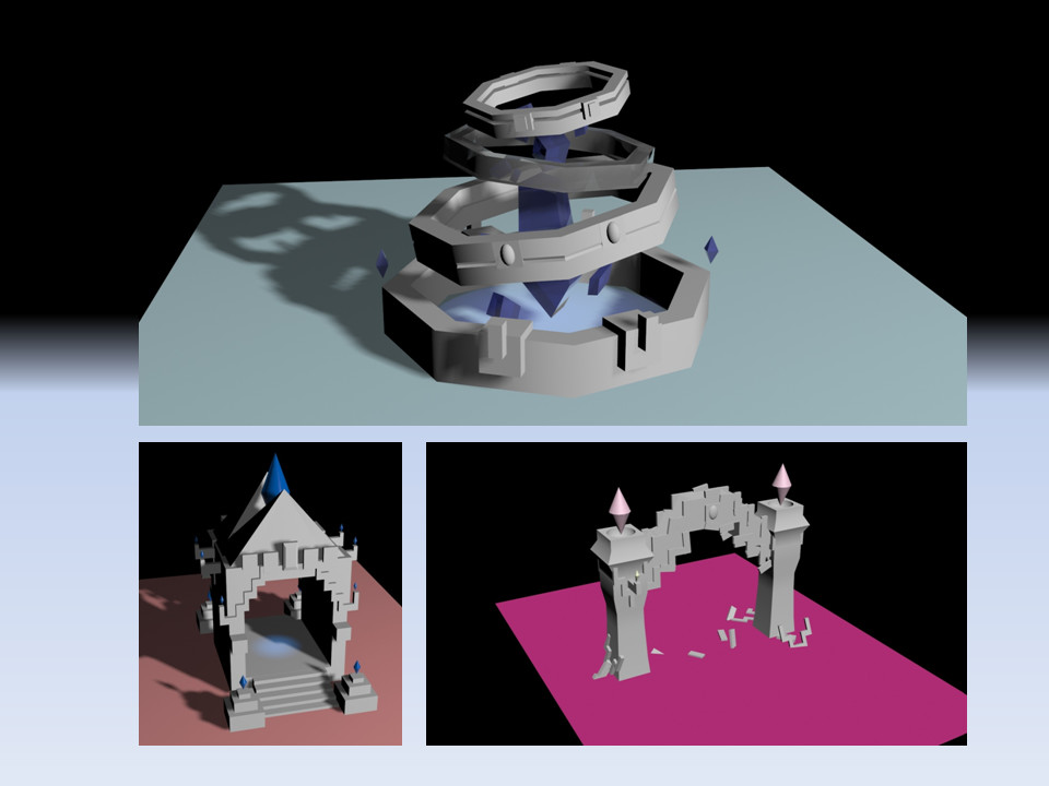 ArtStation - 3D environment objects