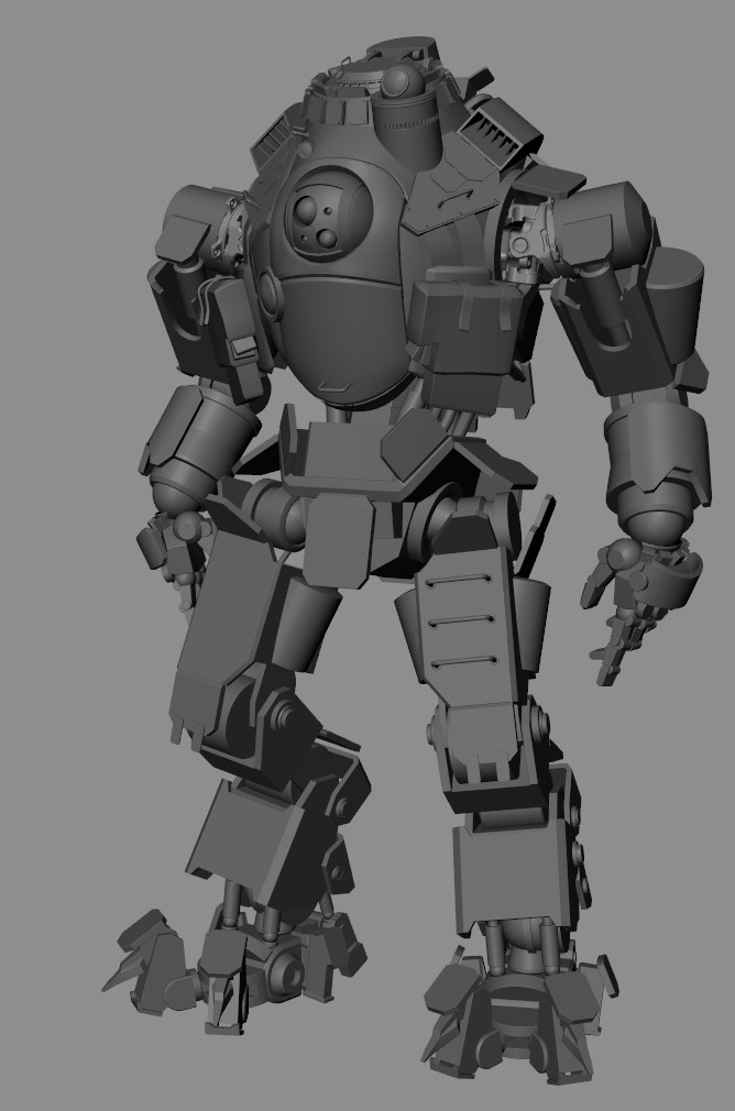 Vincent Fillion (aka Sobschack) - WIP Atlas Titan from Titanfall ...