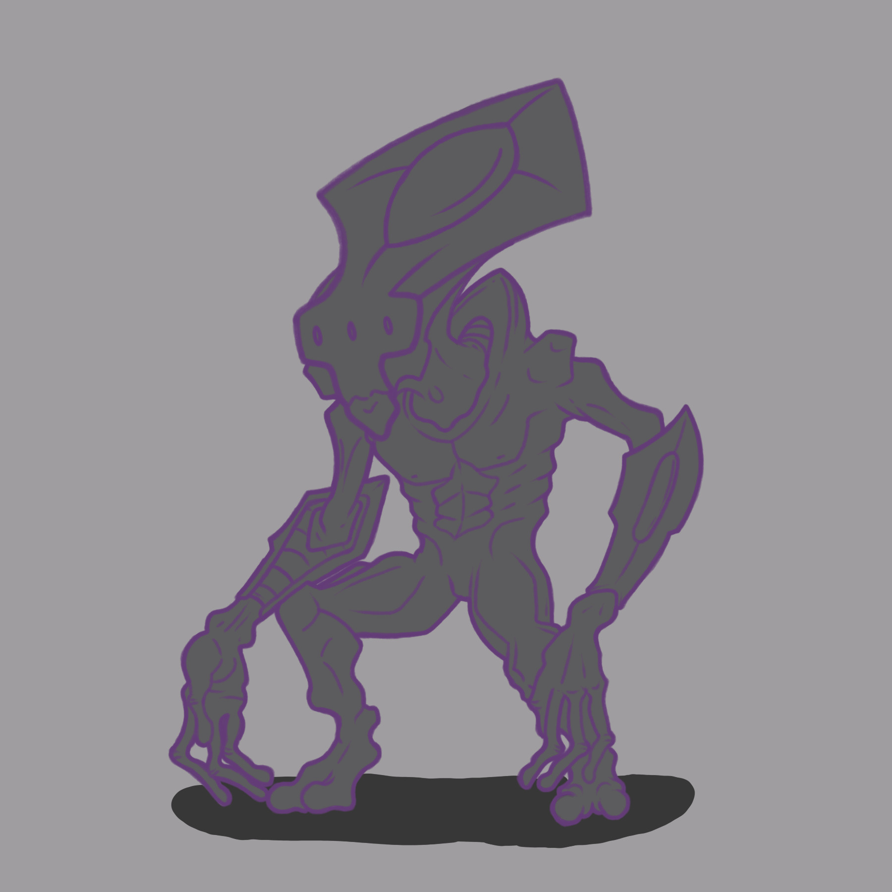 ArtStation - Alien Grunt design