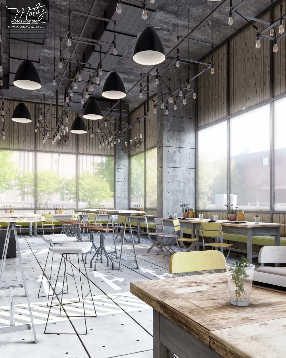 ArtStation - Burger Joint Design Proposal