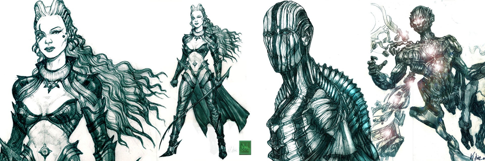 ArtStation - BARBARELLA Villains 2009