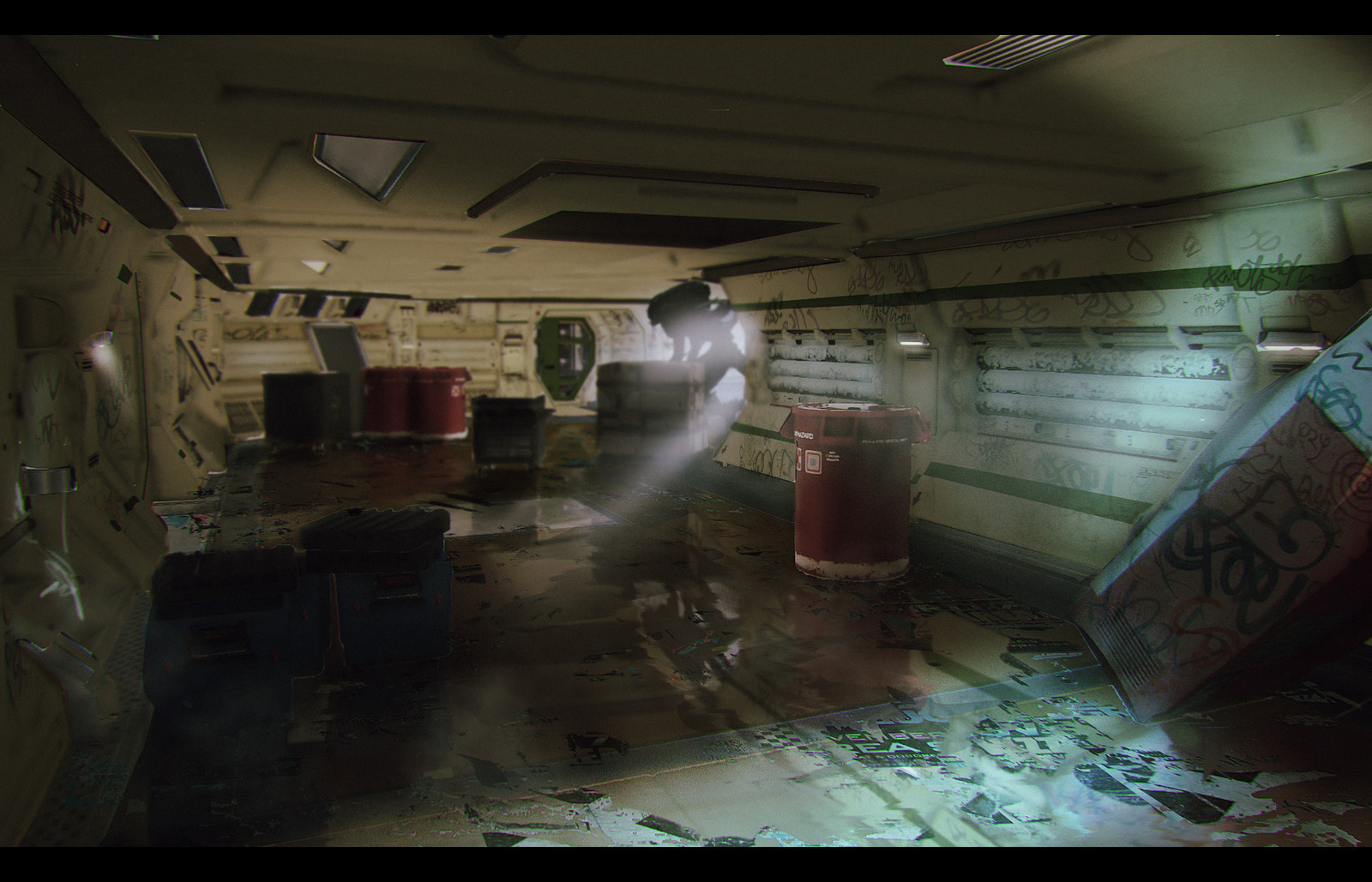 Brad Wright - Alien Isolation_Hospital/Psych/Science Environment Dump