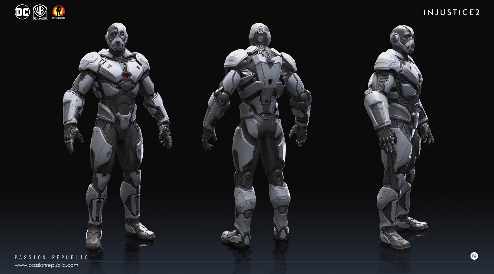 Rafael Chew - Injustice2 - Cyborg Armor Gear