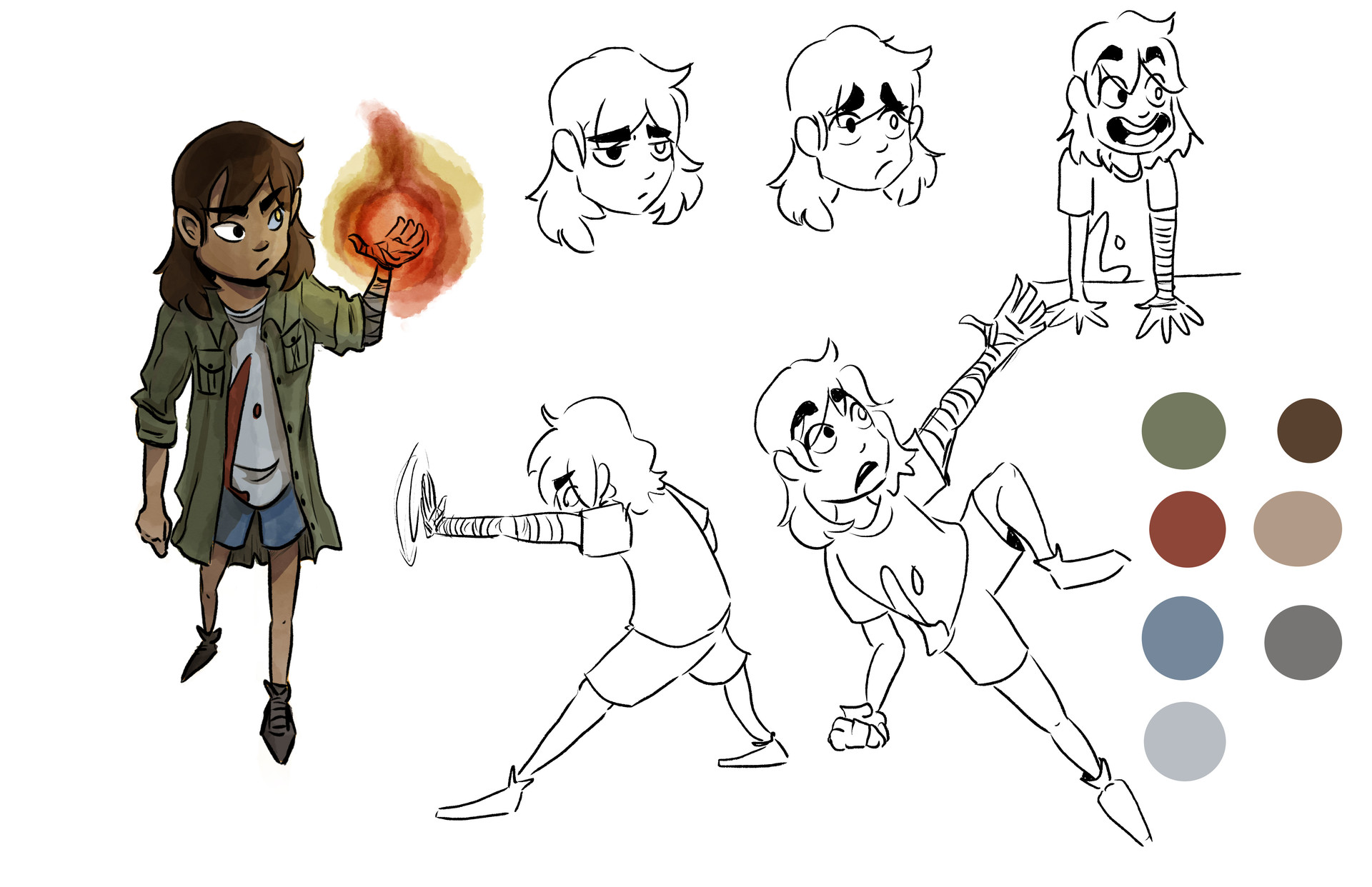 ArtStation - Reyna Character Sheet