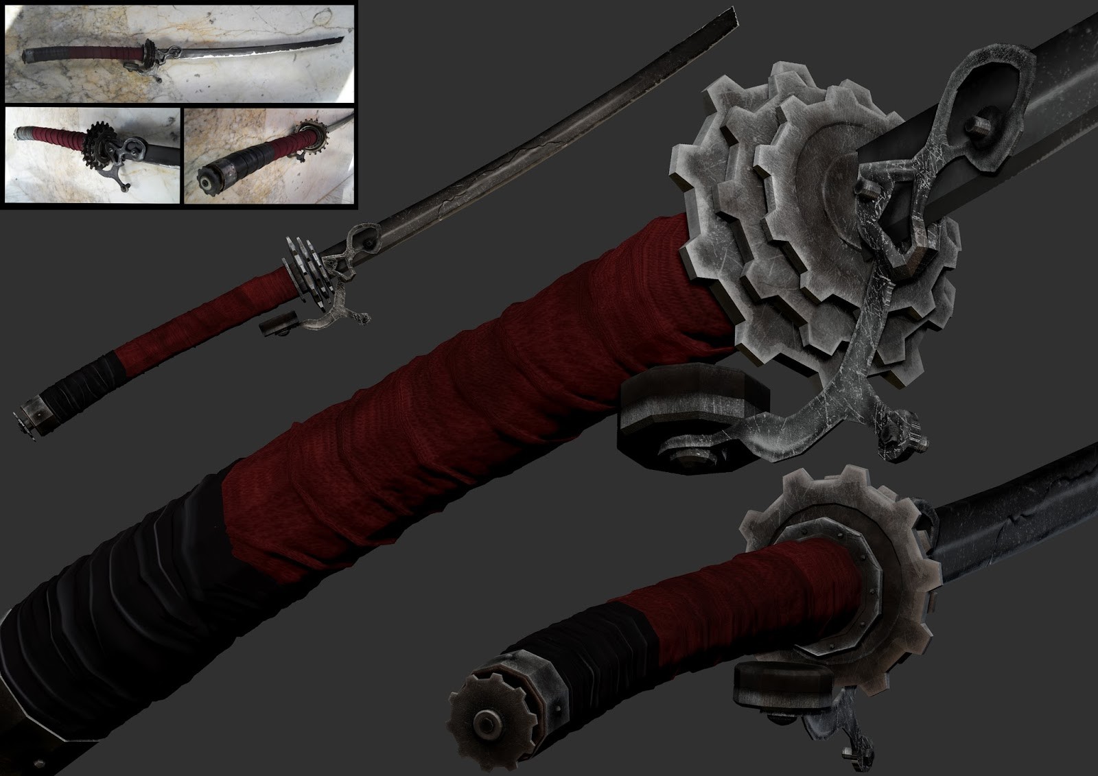 ArtStation - Steampunk_sword