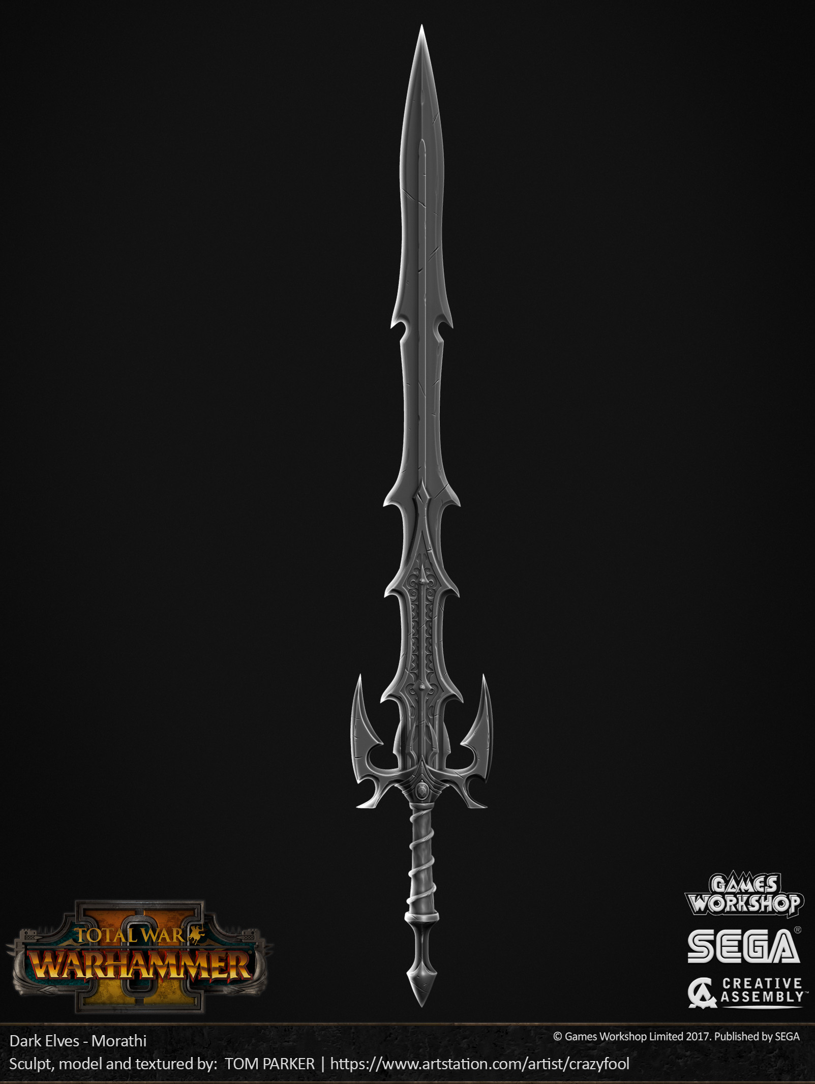 Tom Parker - Total War Warhammer 2 - Morathi High Poly