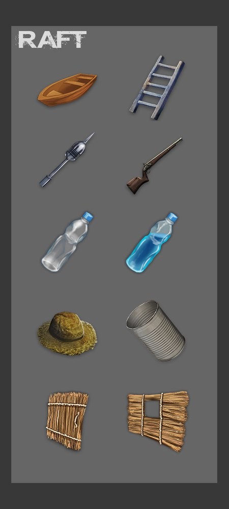 ArtStation - Raft icons