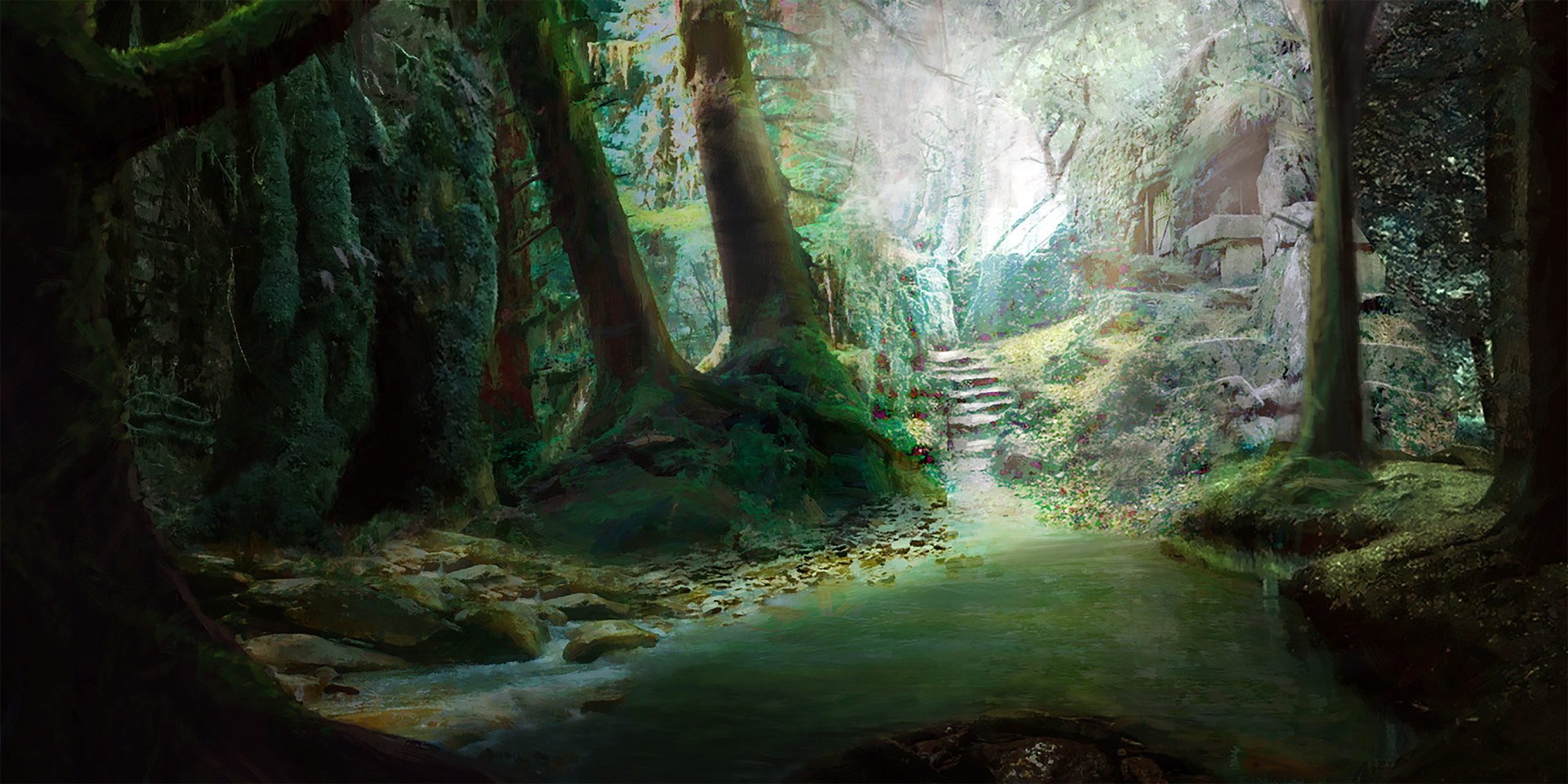 ArtStation - Mystic forest