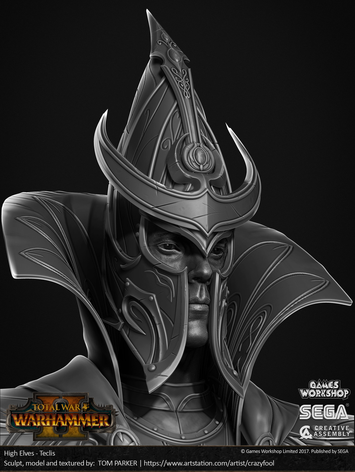Tom Parker - Total War Warhammer 2 - Teclis high poly