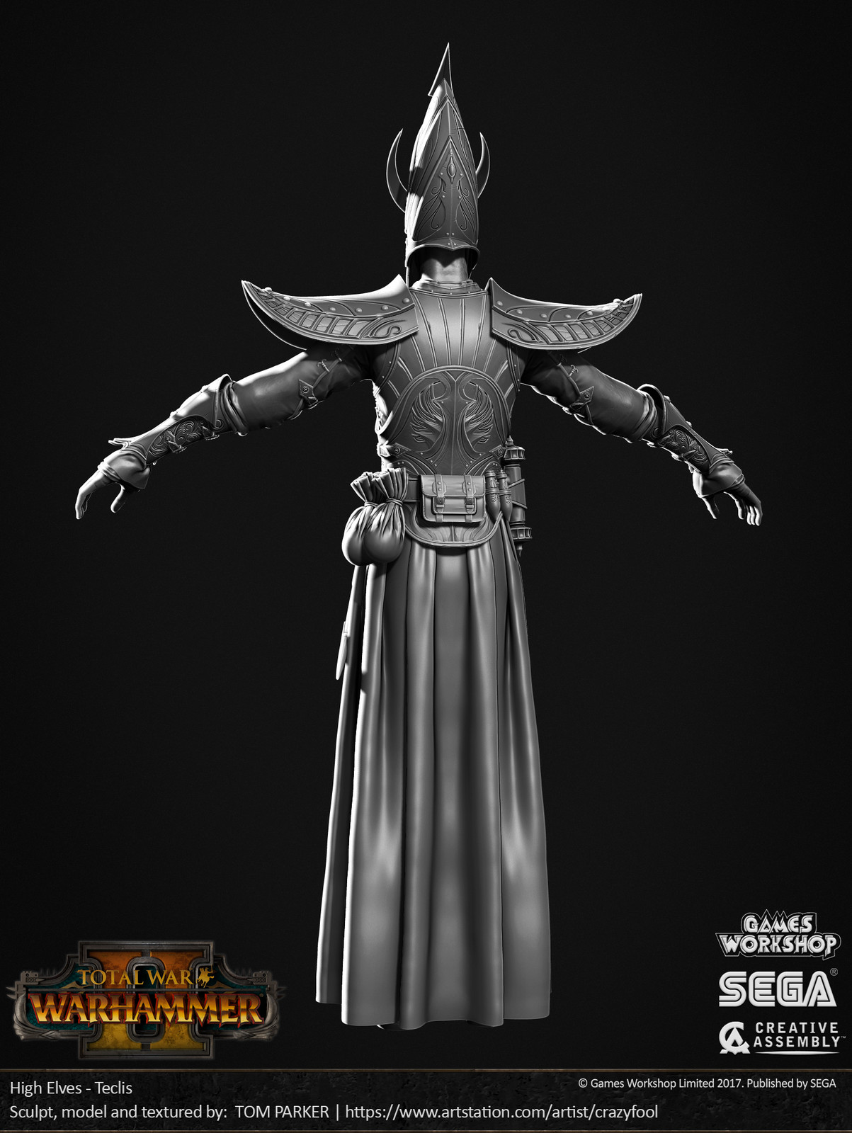 Tom Parker - Total War Warhammer 2 - Teclis high poly