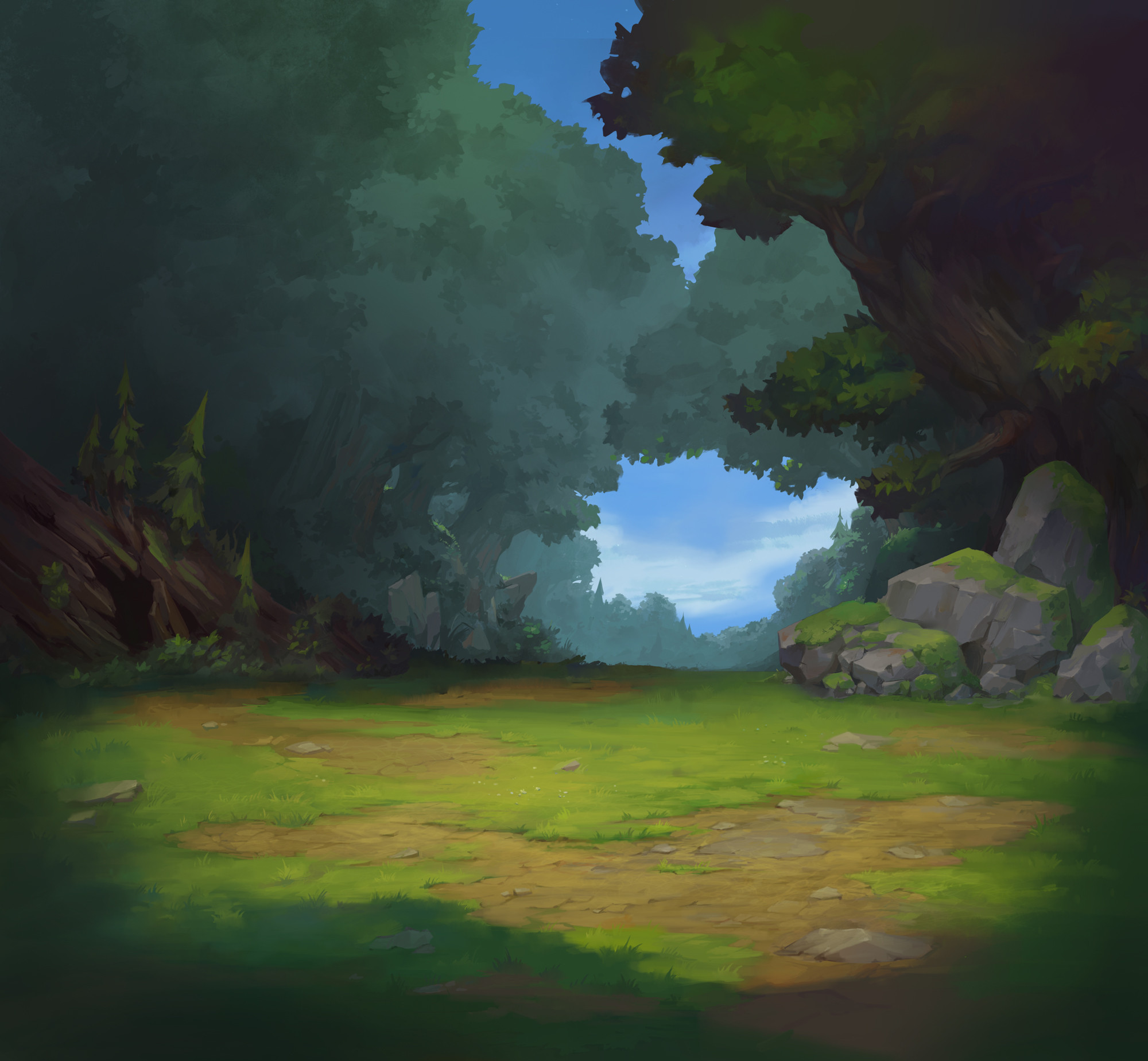 Anime Battle Background