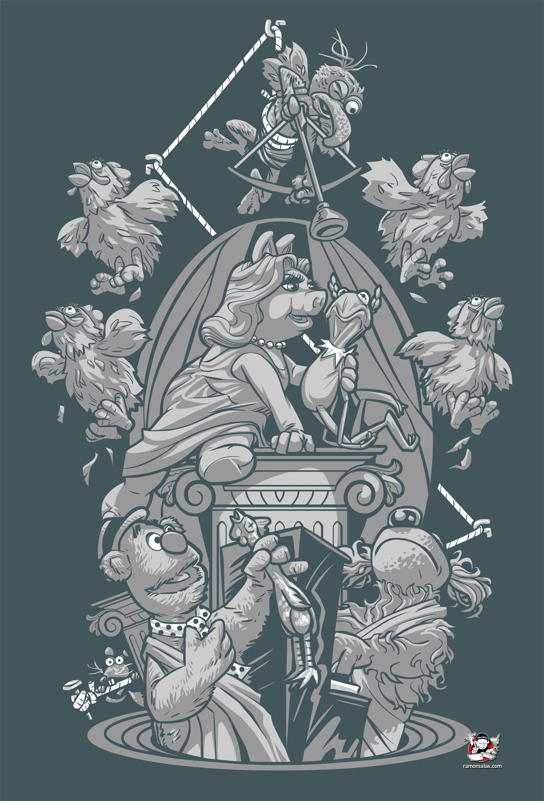 ArtStation - The Theater, Our Life (Muppets FanArt)