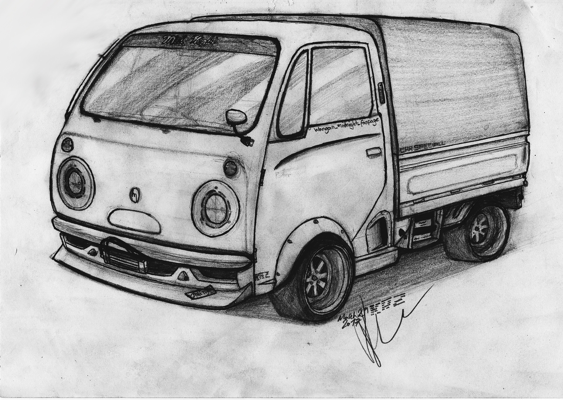 ArtStation - Mazda Porter Cab "Mid Night" ASV