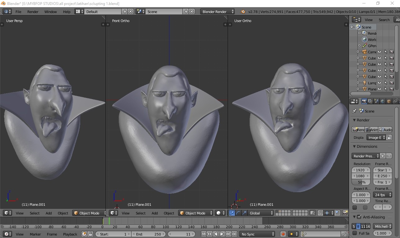 ArtStation - first sclupting