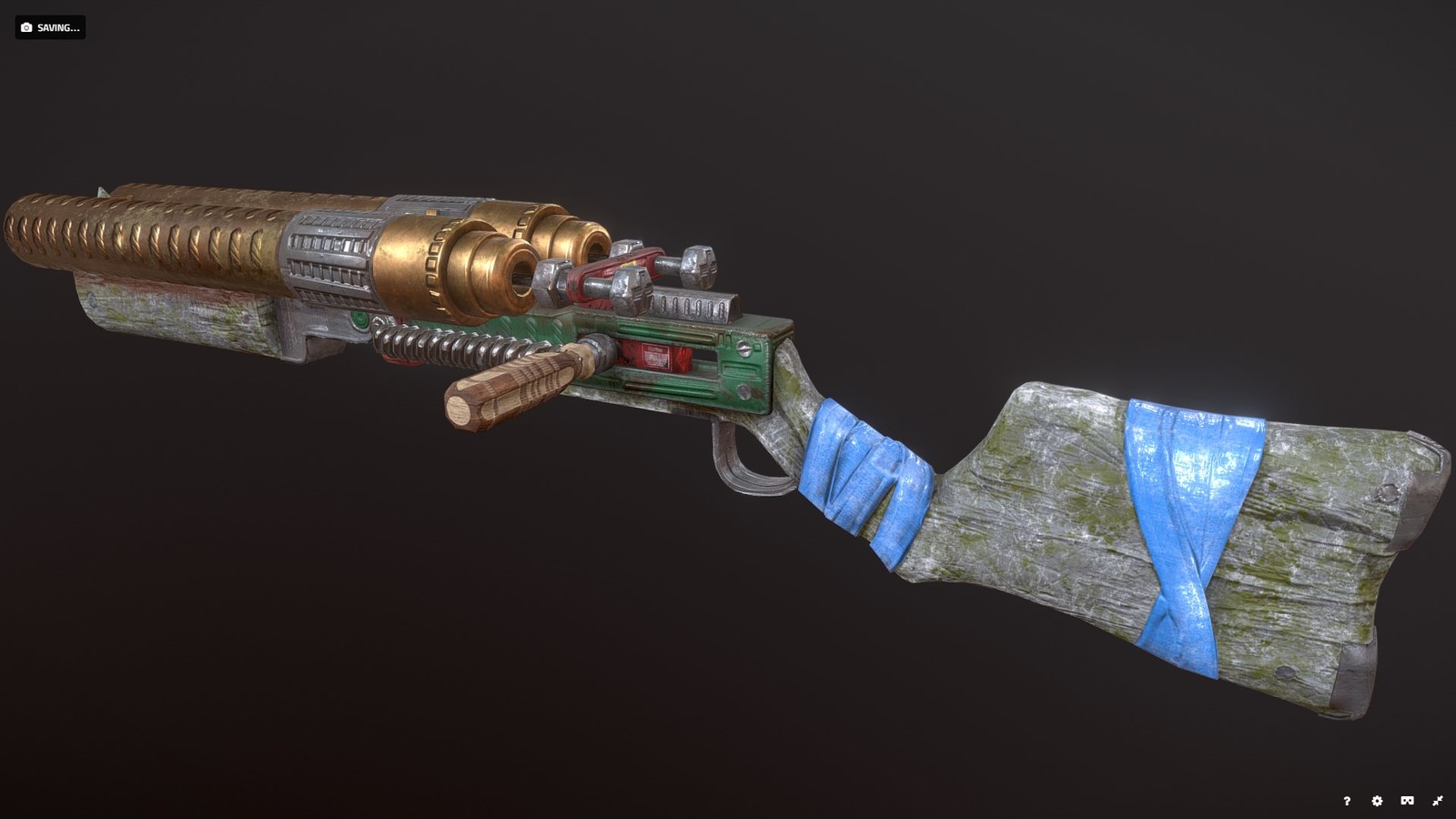 Milos Baskic / Милош Баскић - Improvised Double barreled shotgun Rust Skin