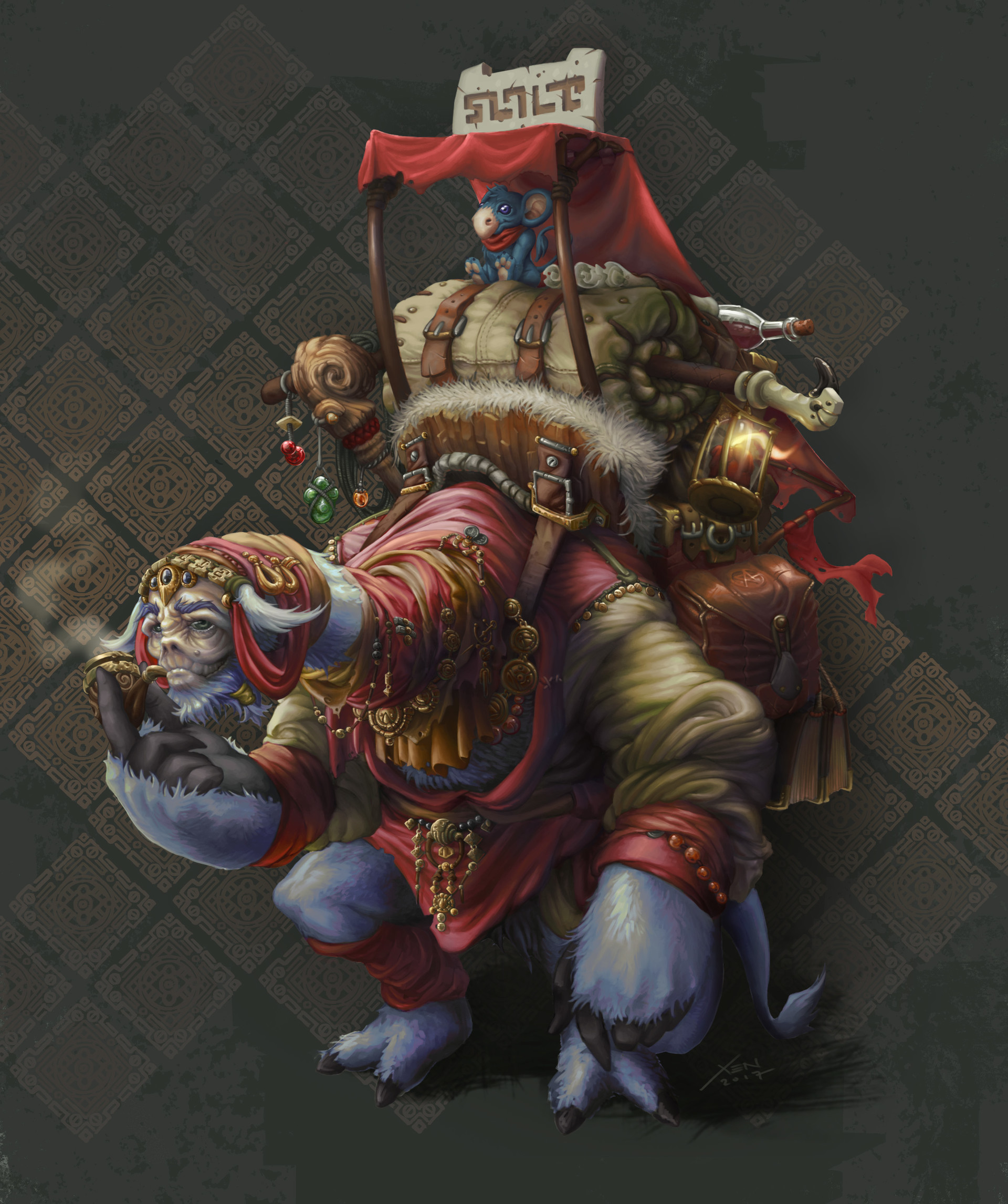 ArtStation - Barshek the merchant - Concept Art