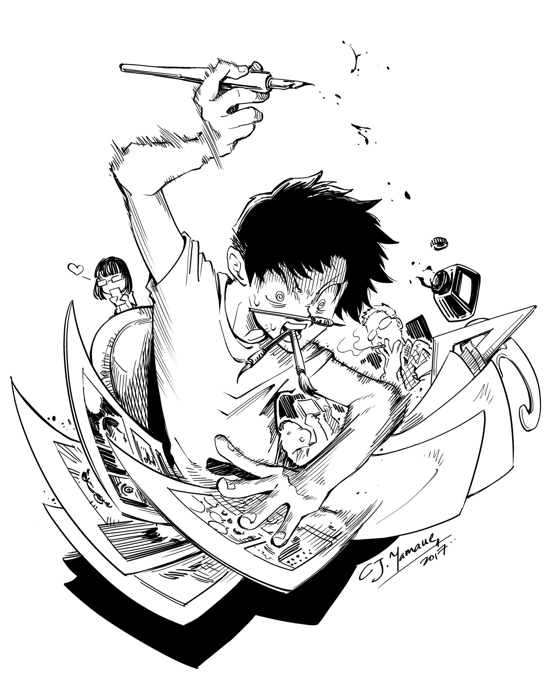 ArtStation - Digital Inktober day 1 - Swift