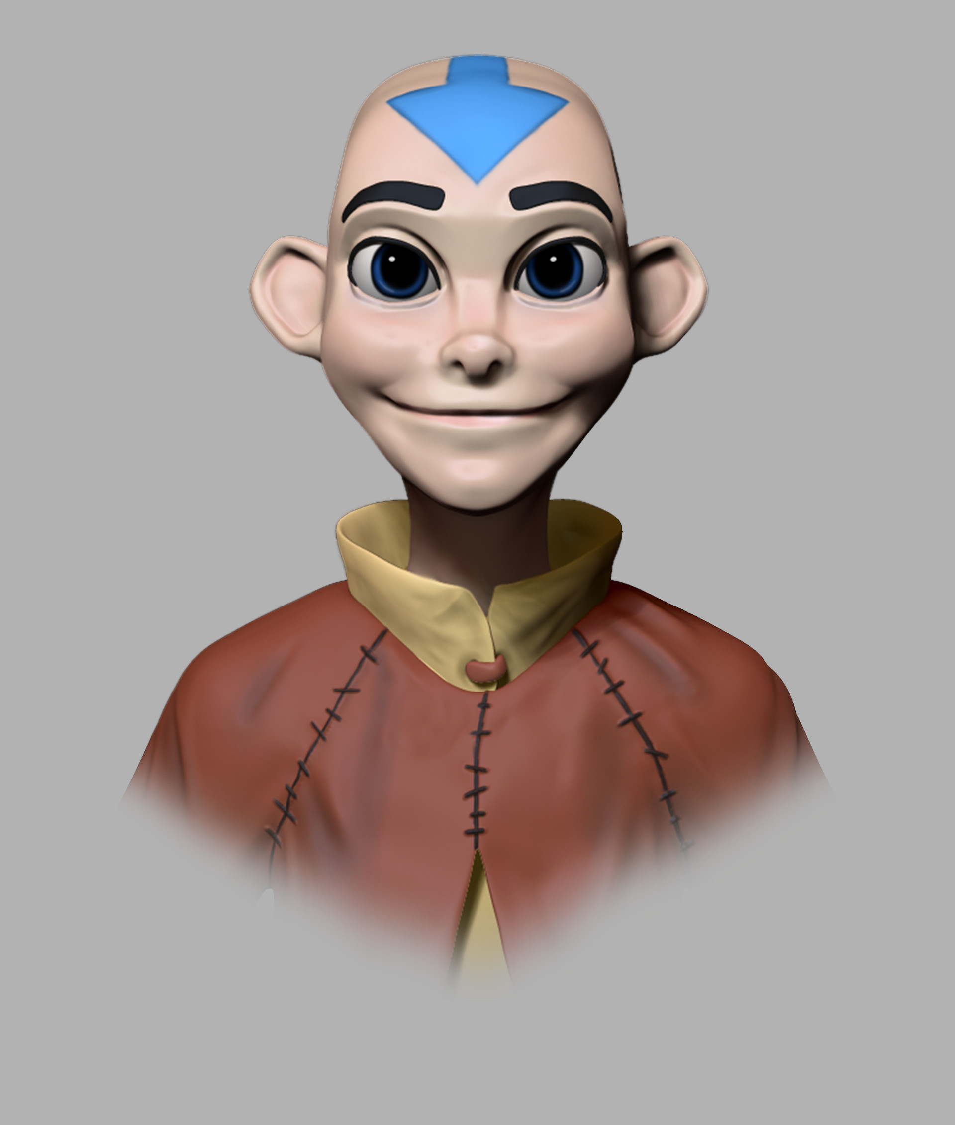 ArtStation - Aang, The Avatar Fan Art