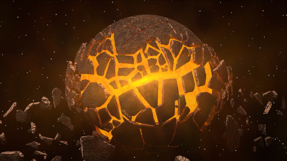 ArtStation - Exploding Planet