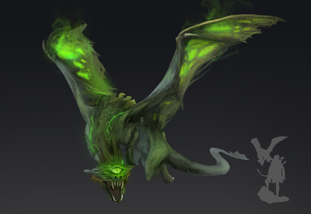 ArtStation - Creature Design: Cyclops dragon