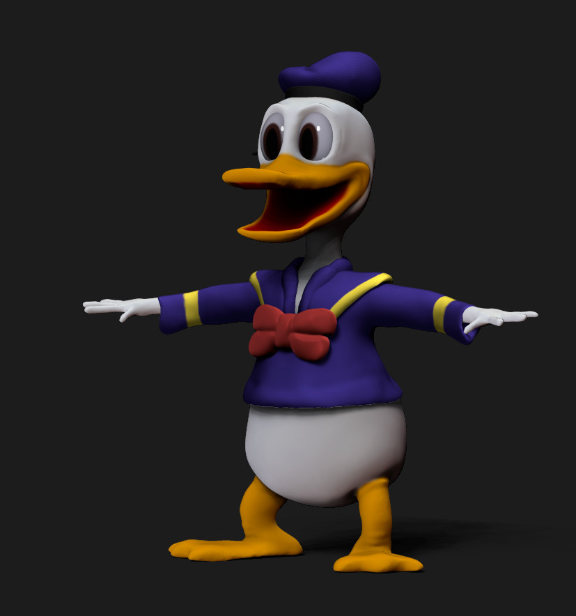 ArtStation - Donald duck speedsculpt, Anders Andersen