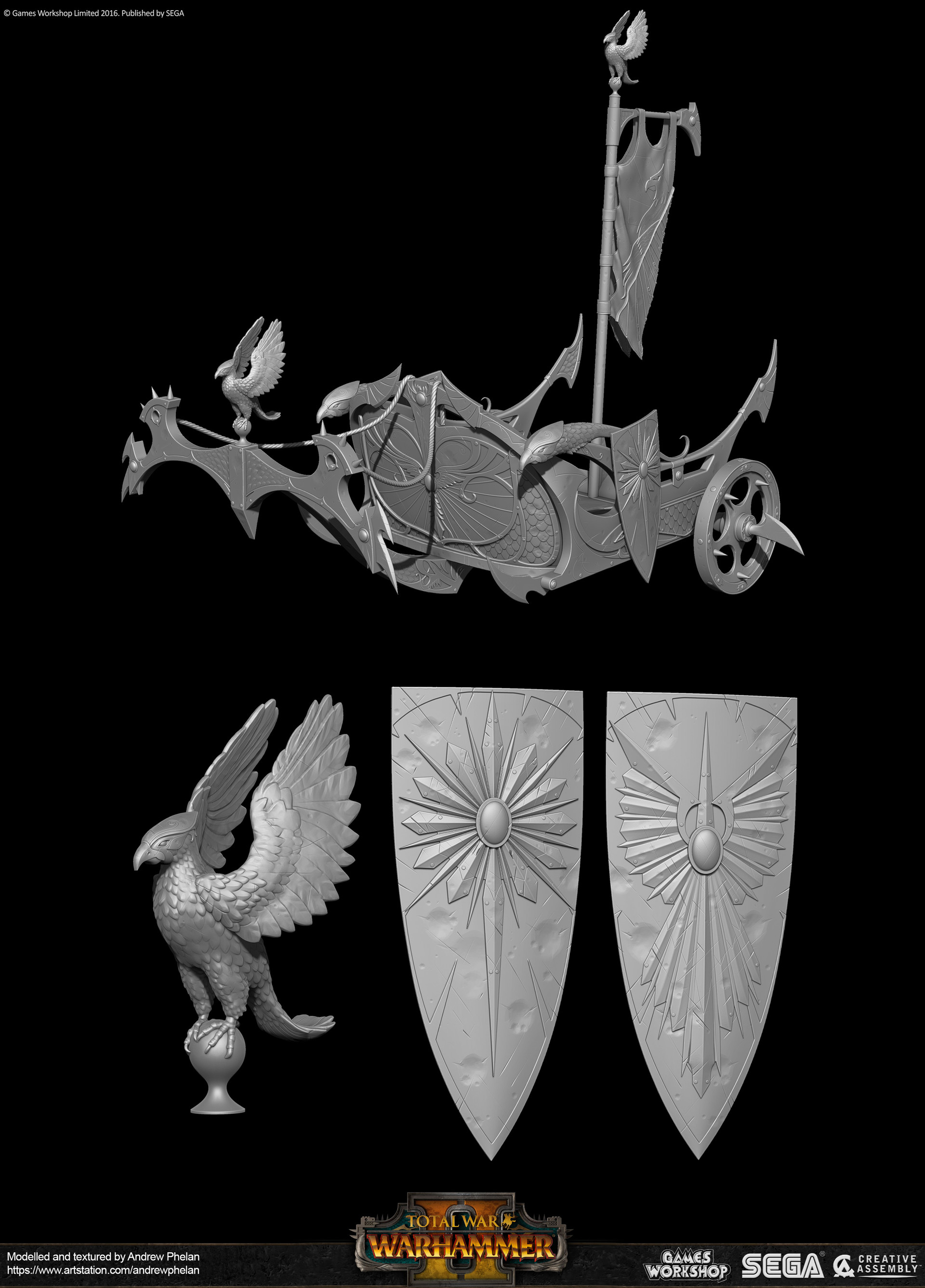 Andy Phelan - High Elve Models for Creative Assembly's - Total War ...