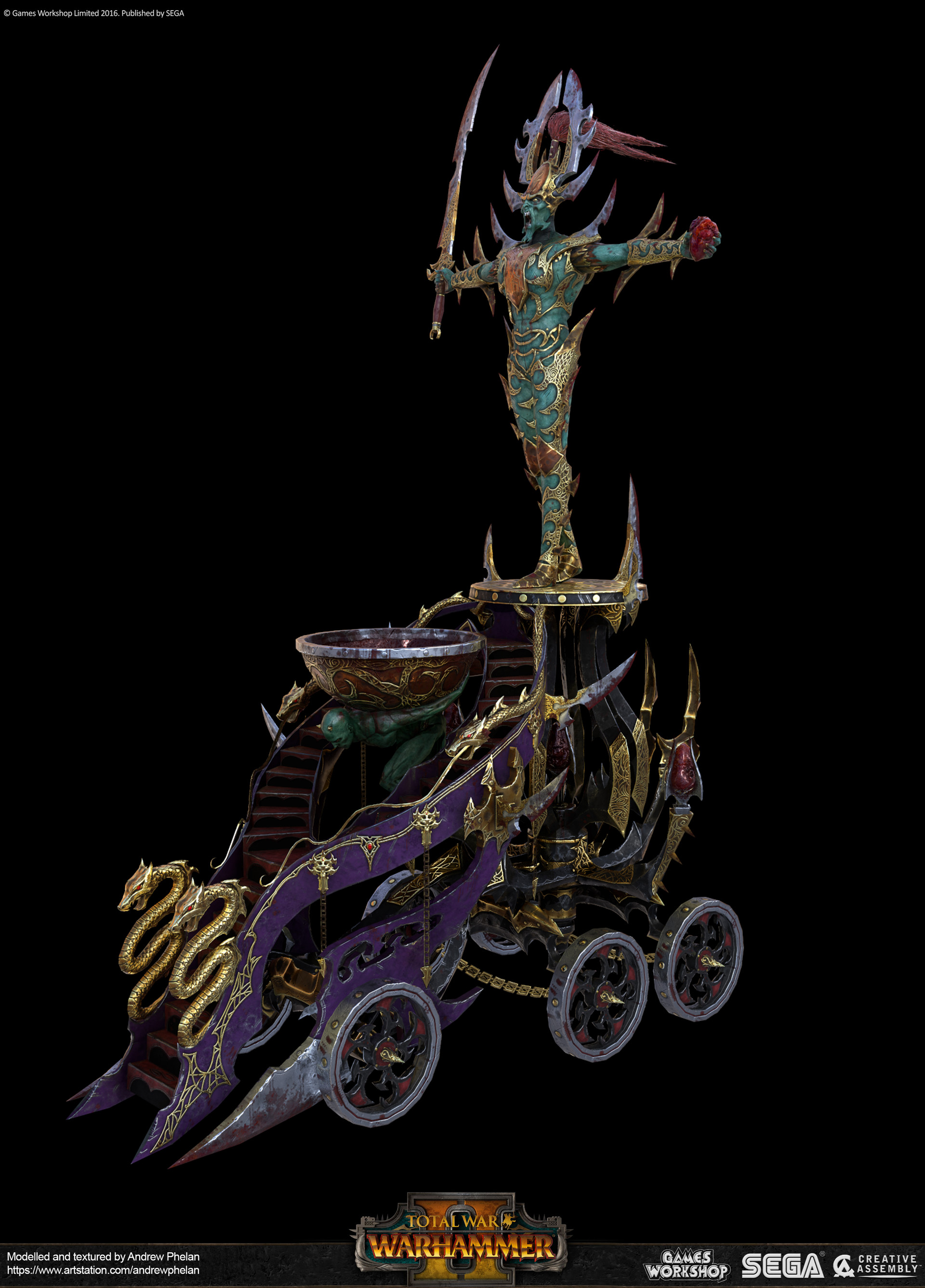 Andy Phelan - Druchii Models for Creative Assembly's - Total War ...