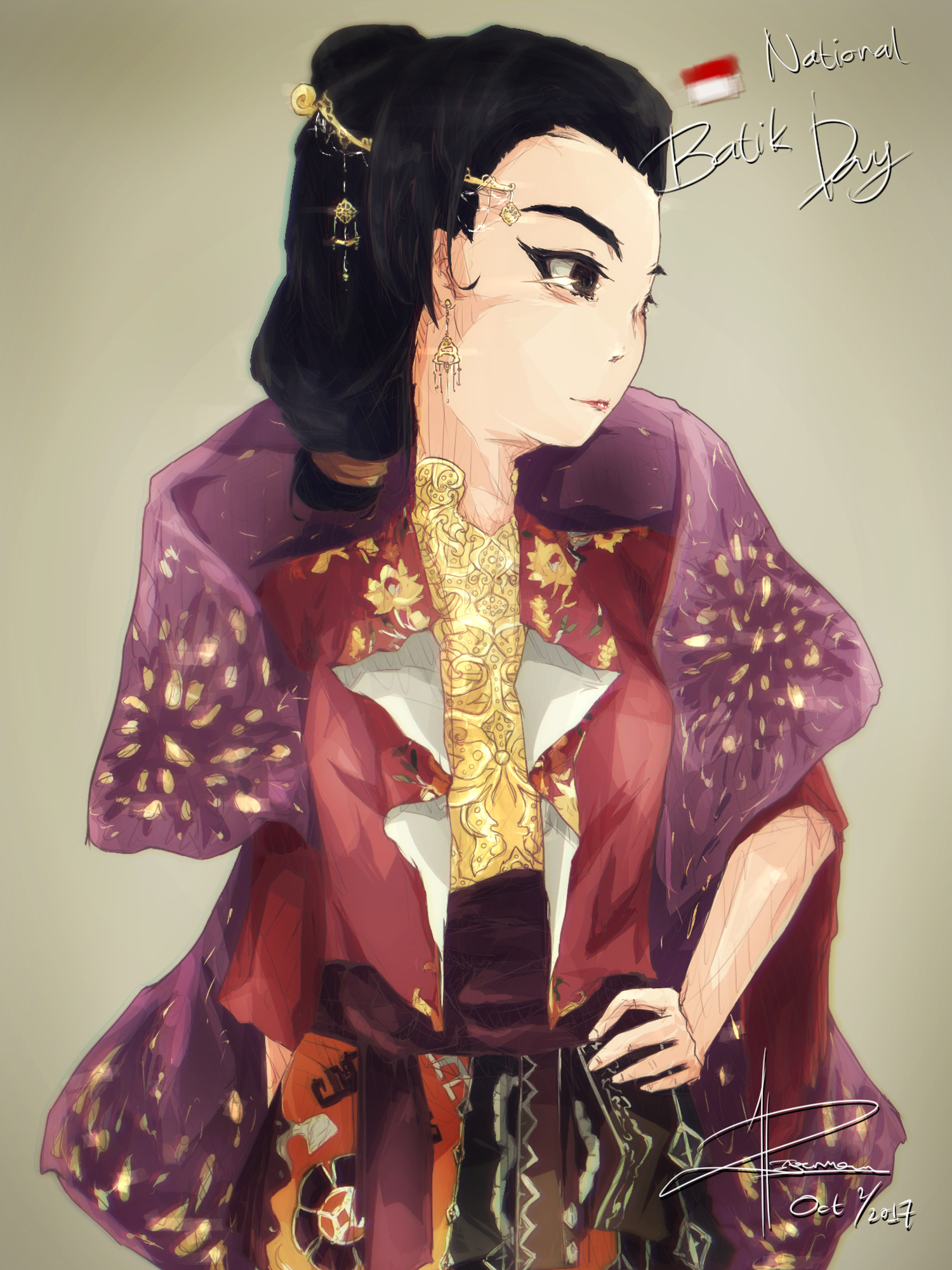 ArtStation - [2 October]Batik Day