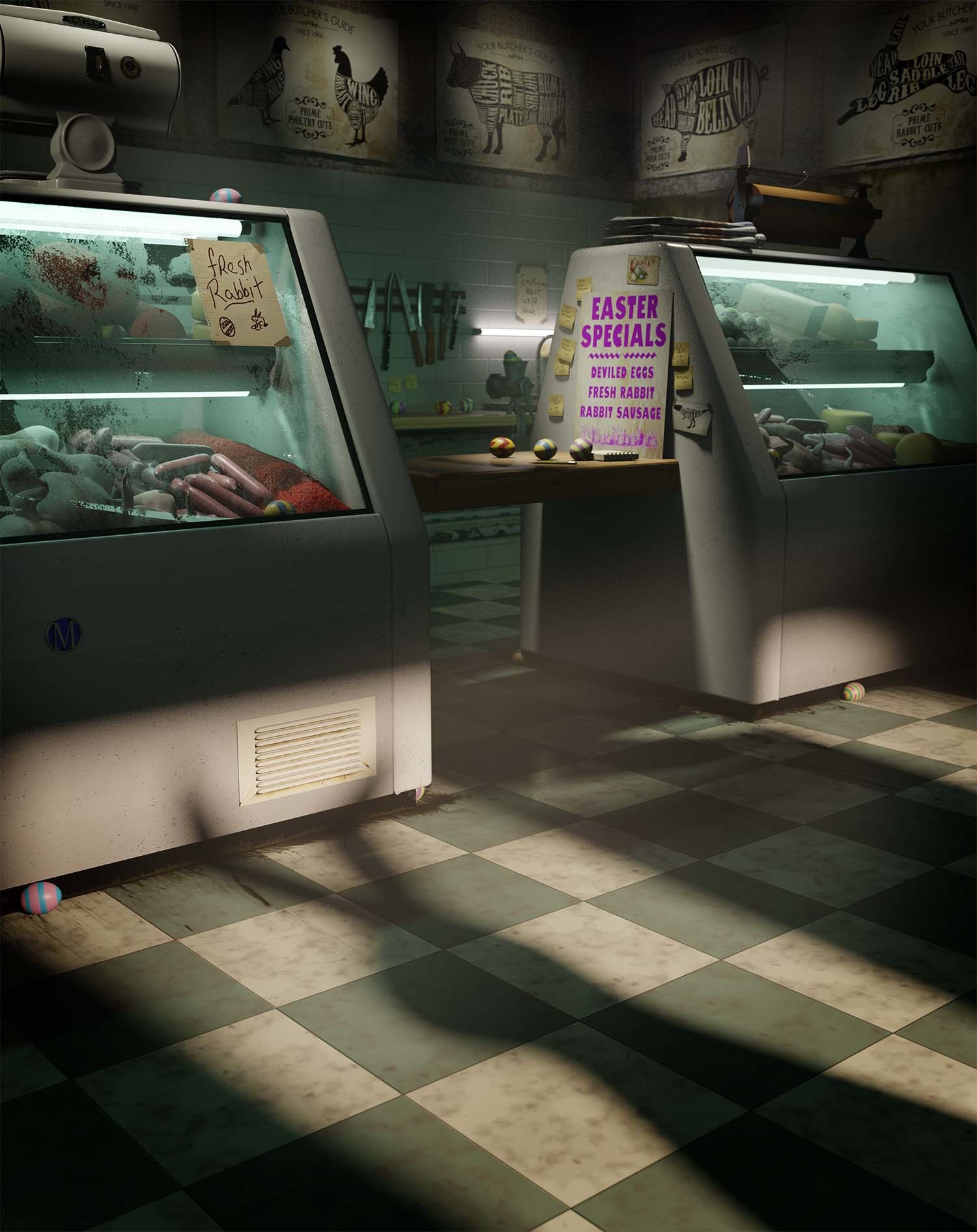 ArtStation - Butcher Shop