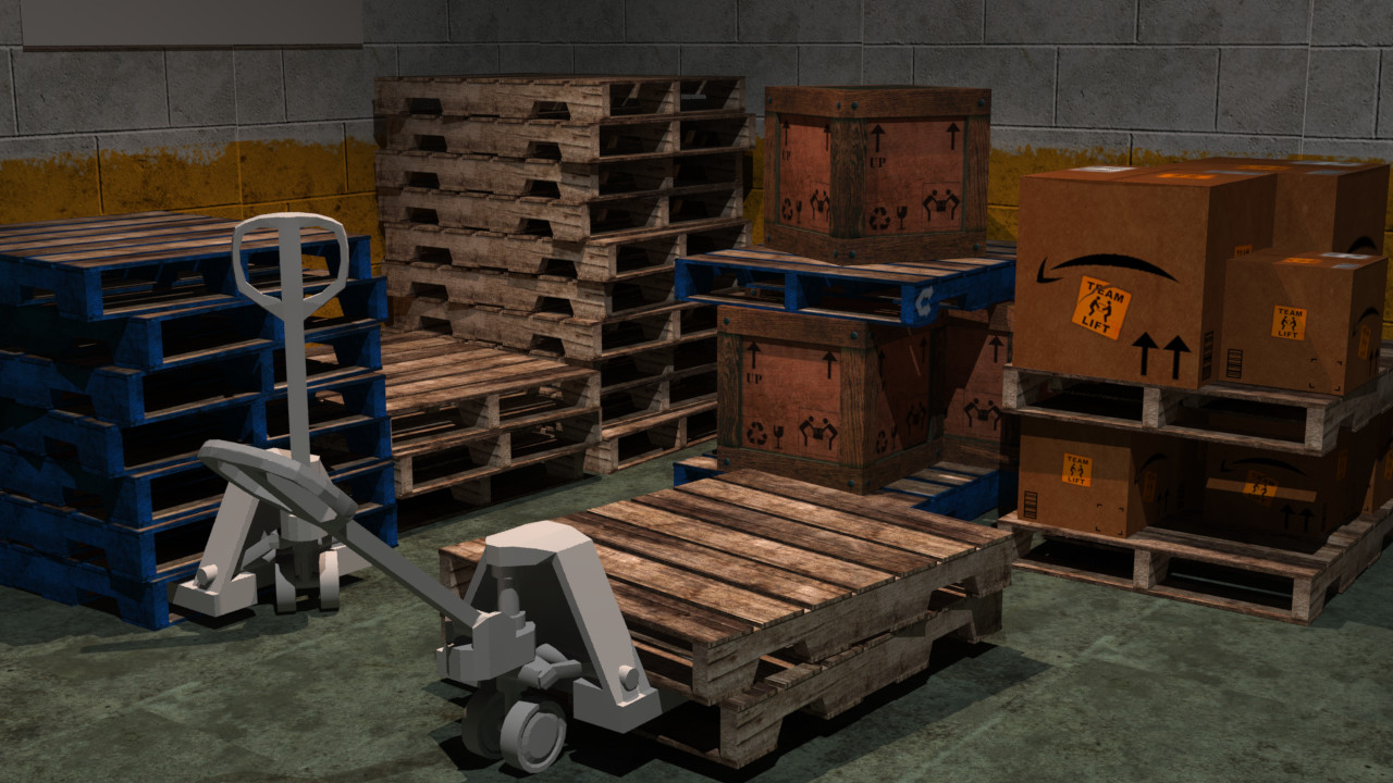 ArtStation - Warehouse/Storage Room WIP