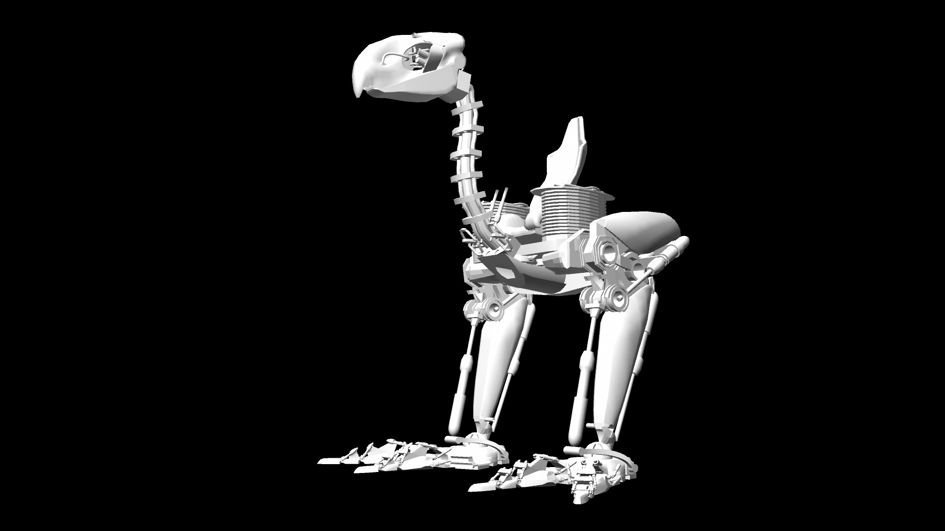 ArtStation - Terror Bird mech