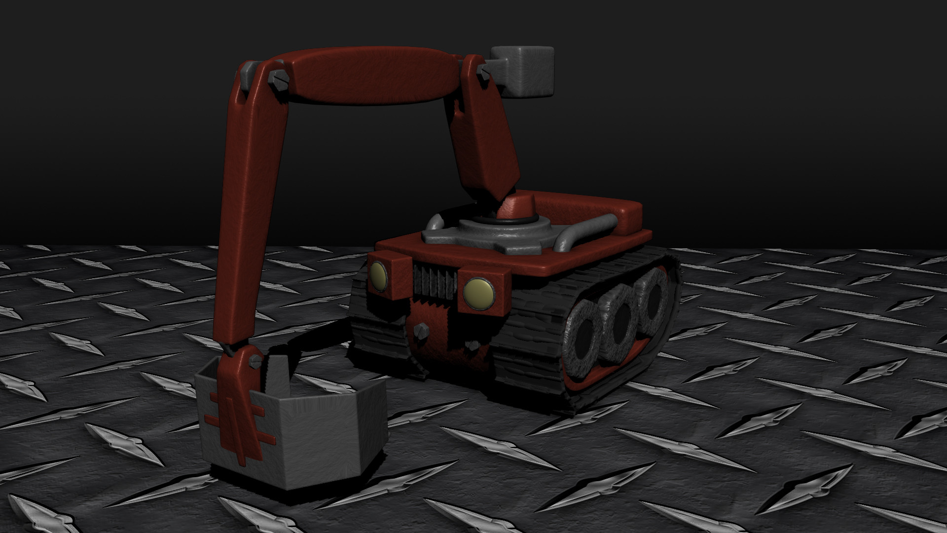 ArtStation - Robot with treads