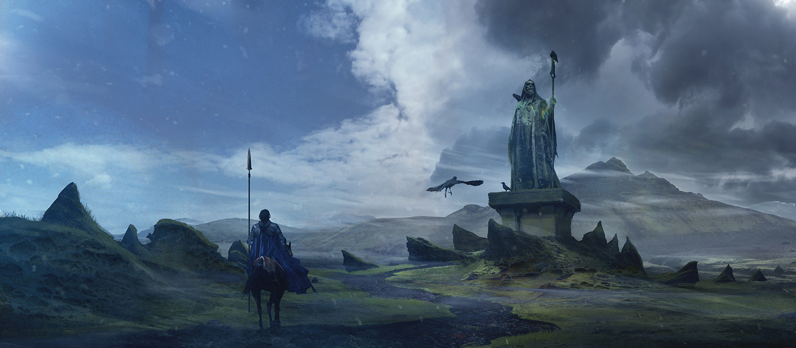 ArtStation - Odin's statue