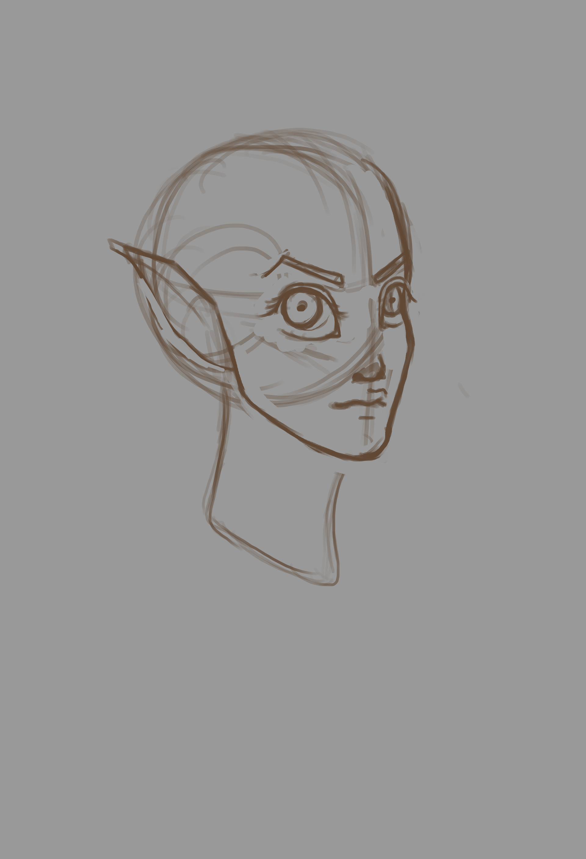 how to draw a villain face