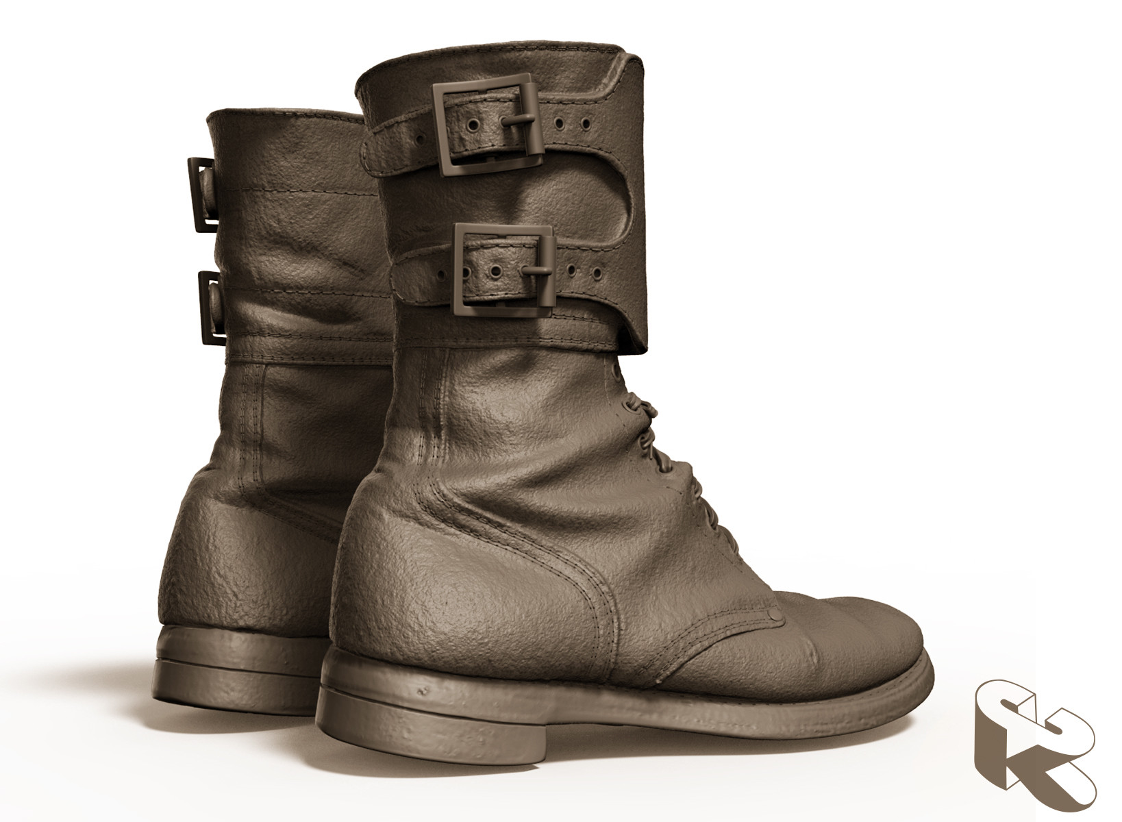 Kourtney Coats - American World War II Military GI Boots
