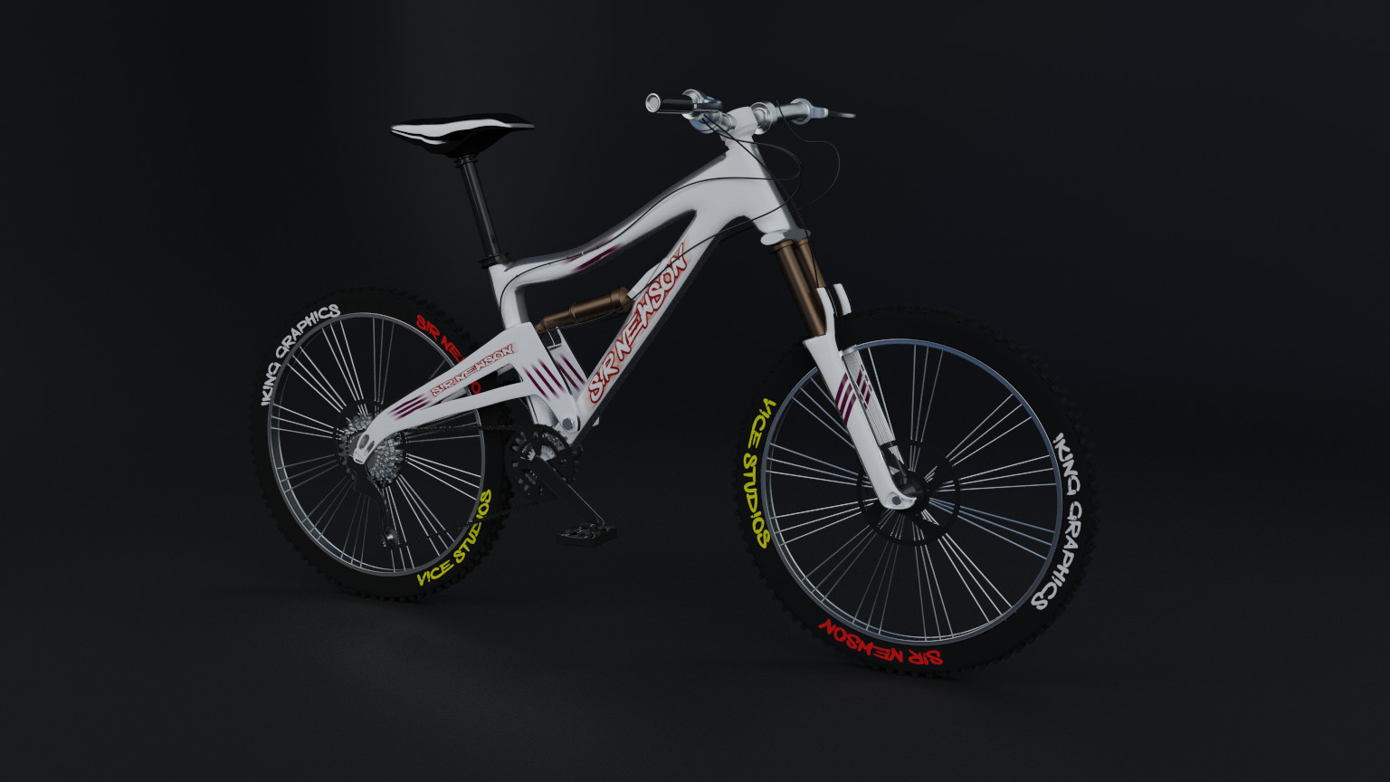 ArtStation - mountain bike design