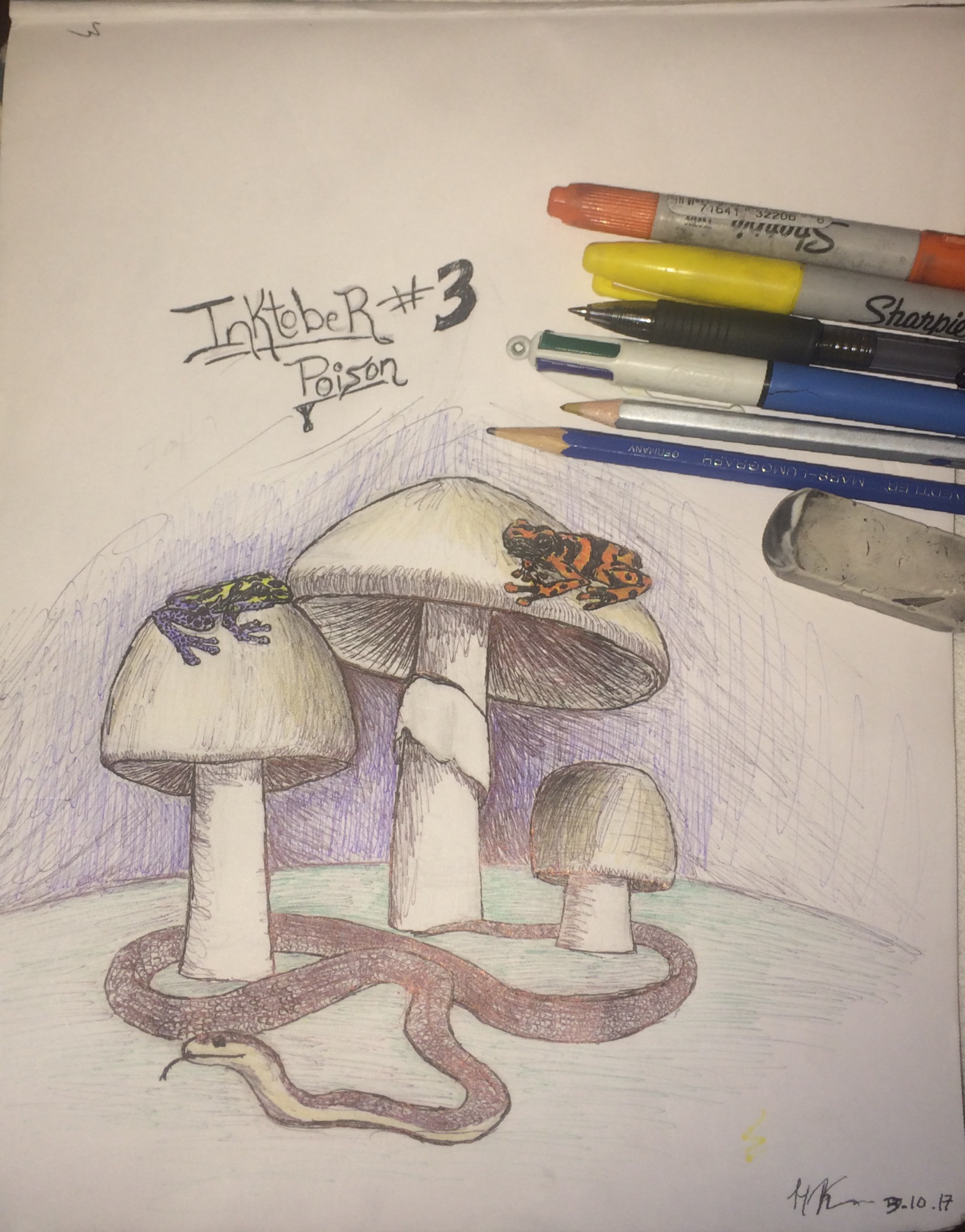 ArtStation - Poison (Inktober - Day 3)