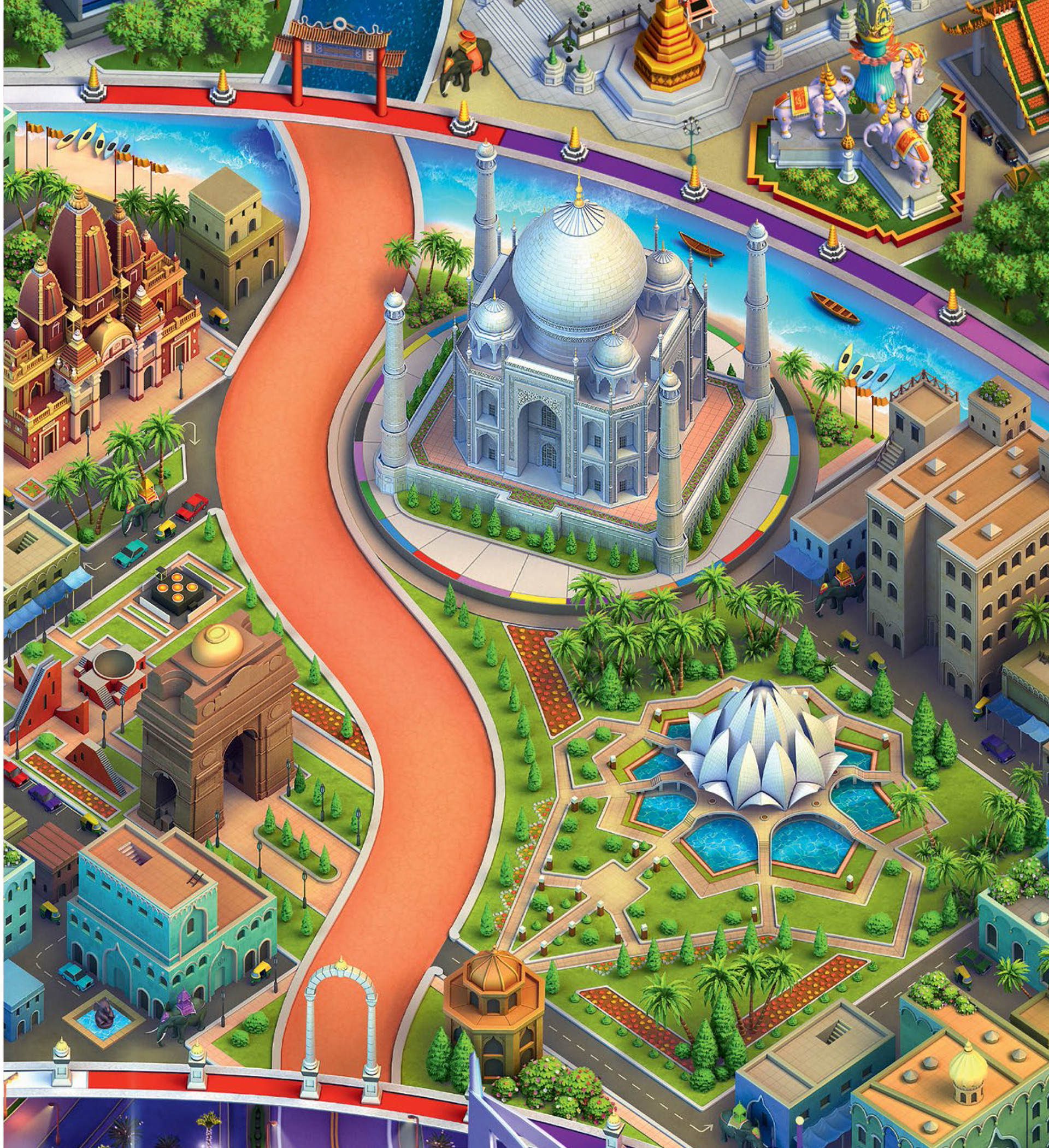 ArtStation - Delhi, India (Wheel of Fortune)