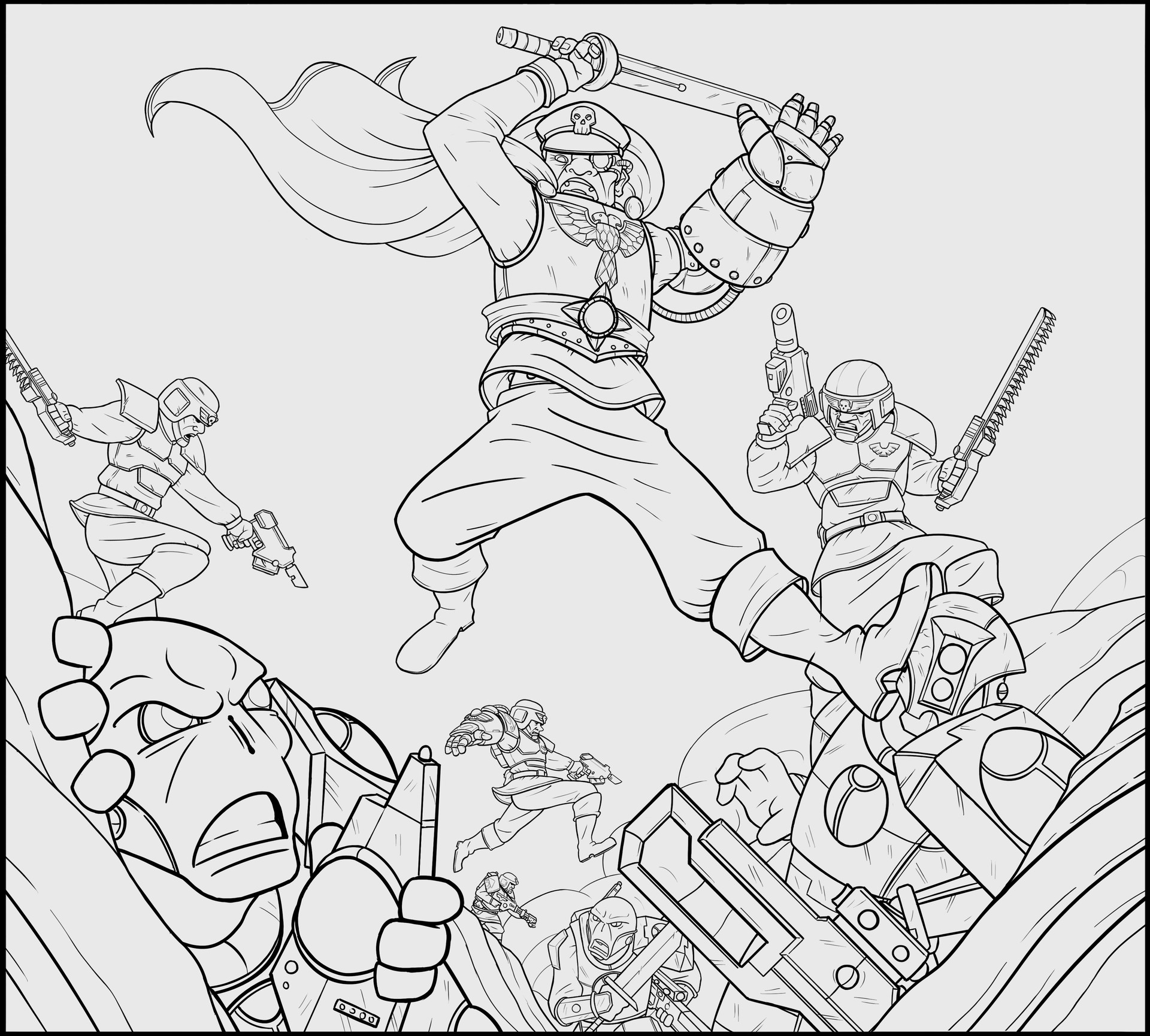 ambush coloring sheet