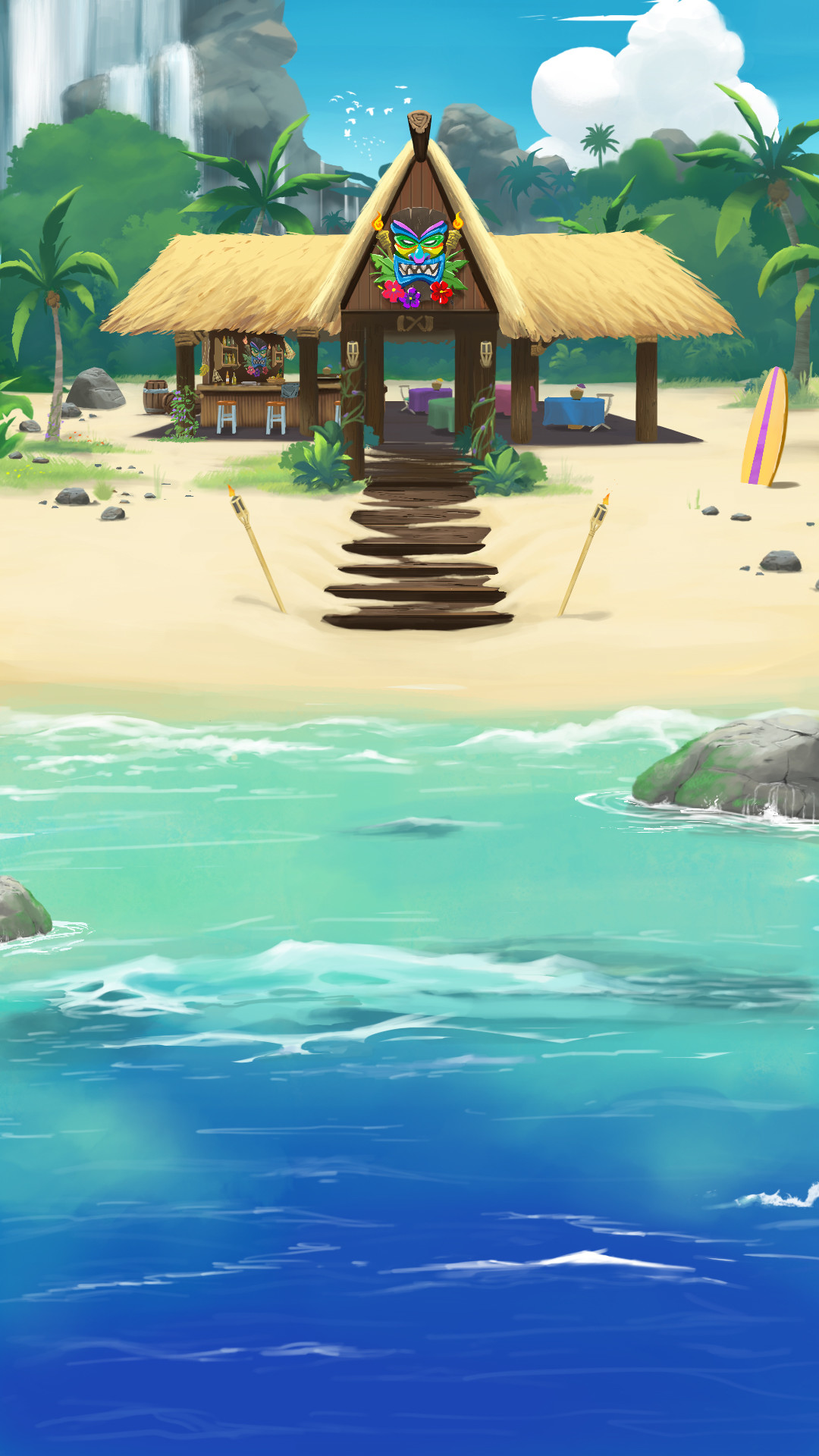 ArtStation - Beach Illustration