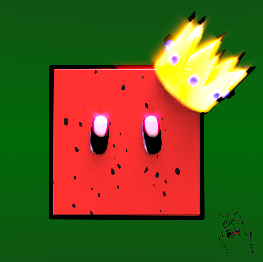 ArtStation - watermelon cube