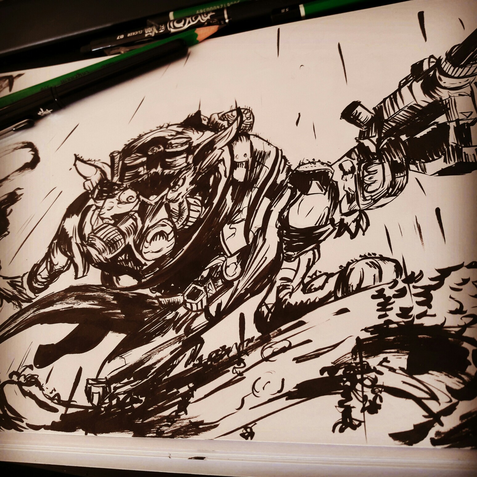 ArtStation - Inktober 3 # Poison